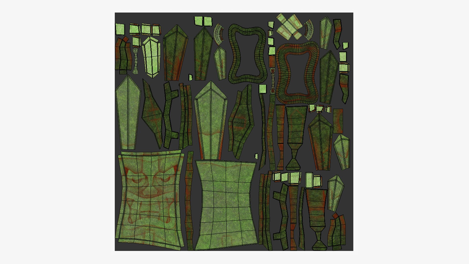 3D Tribal Mask D08 Full Mud - Costume Character Design - TurboSquid 2143730