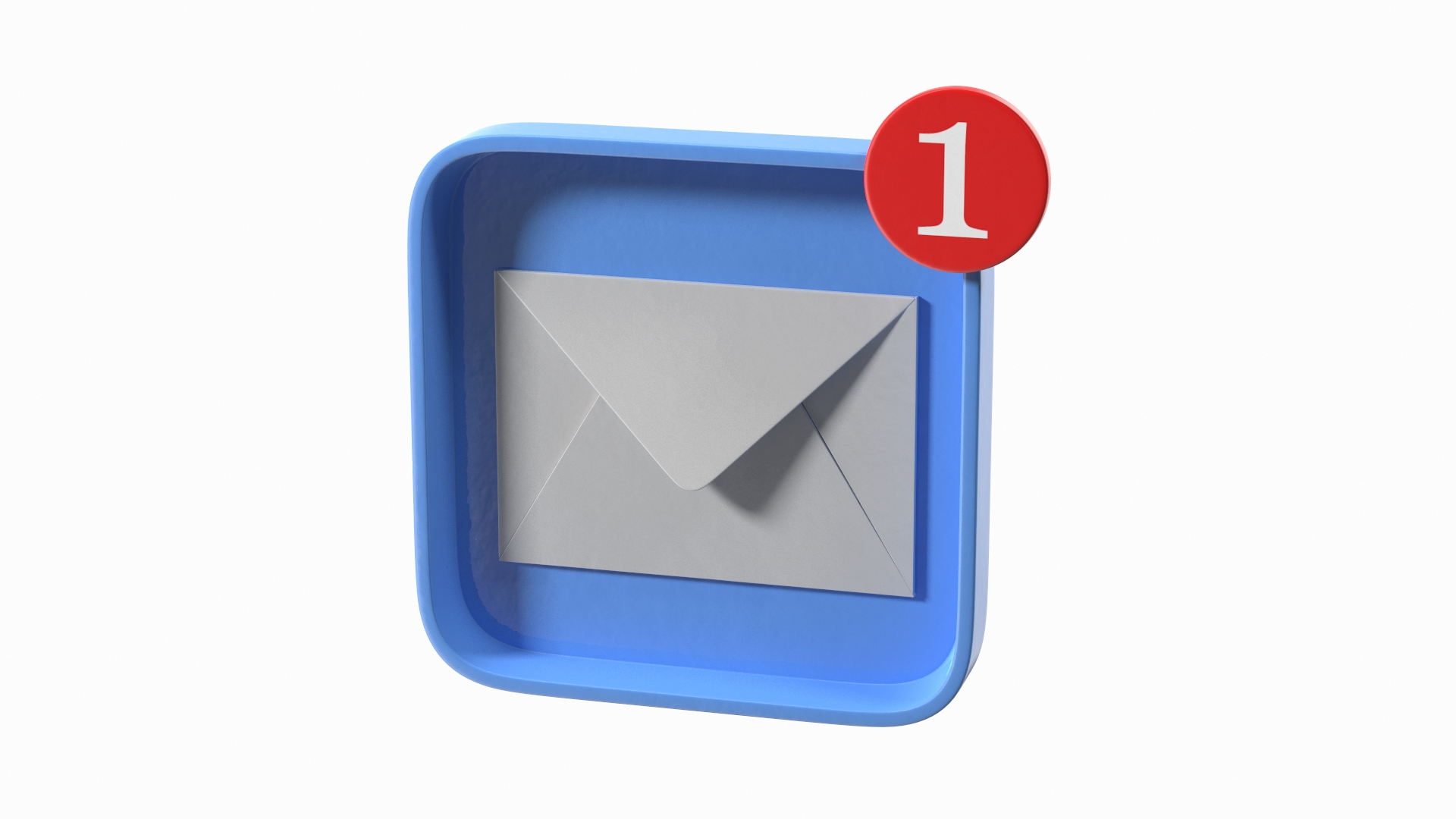 3D Email Notification Icon Mail - TurboSquid 1694817