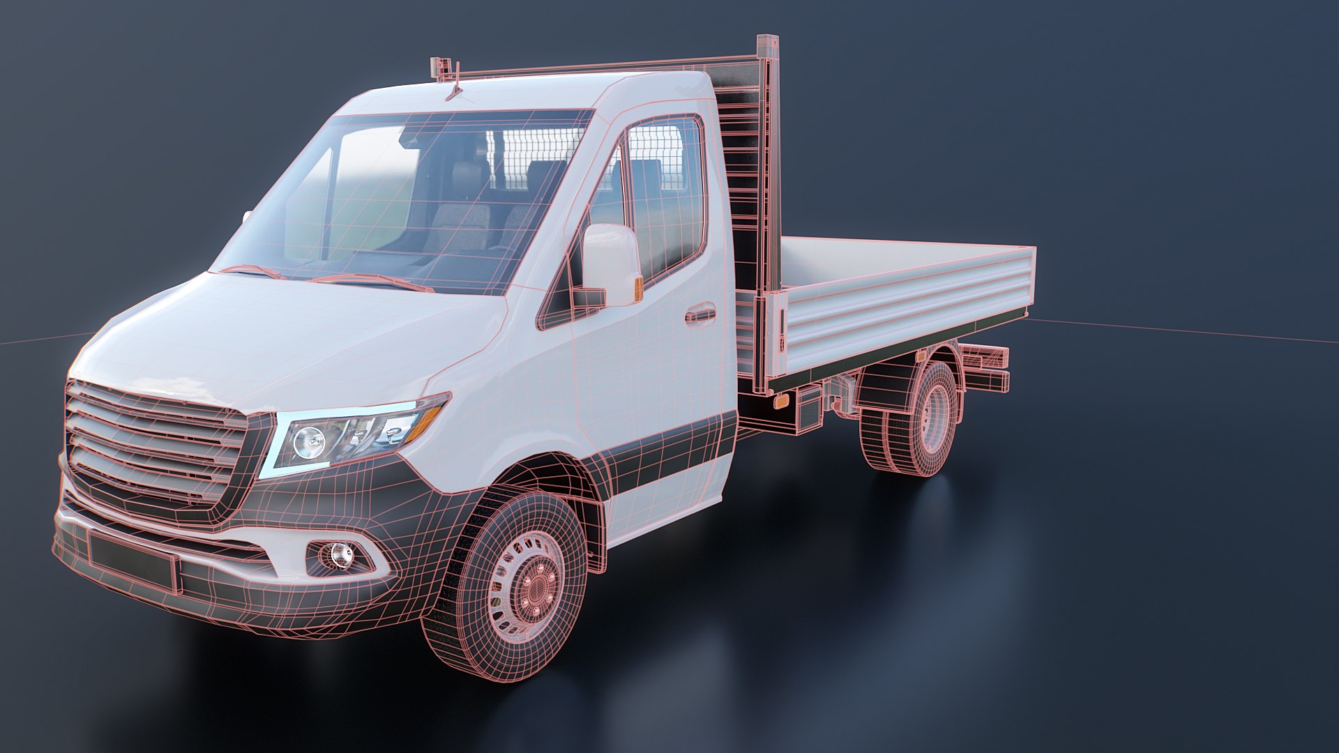 3D Modern Utility Pickup Truck Model - TurboSquid 2354487