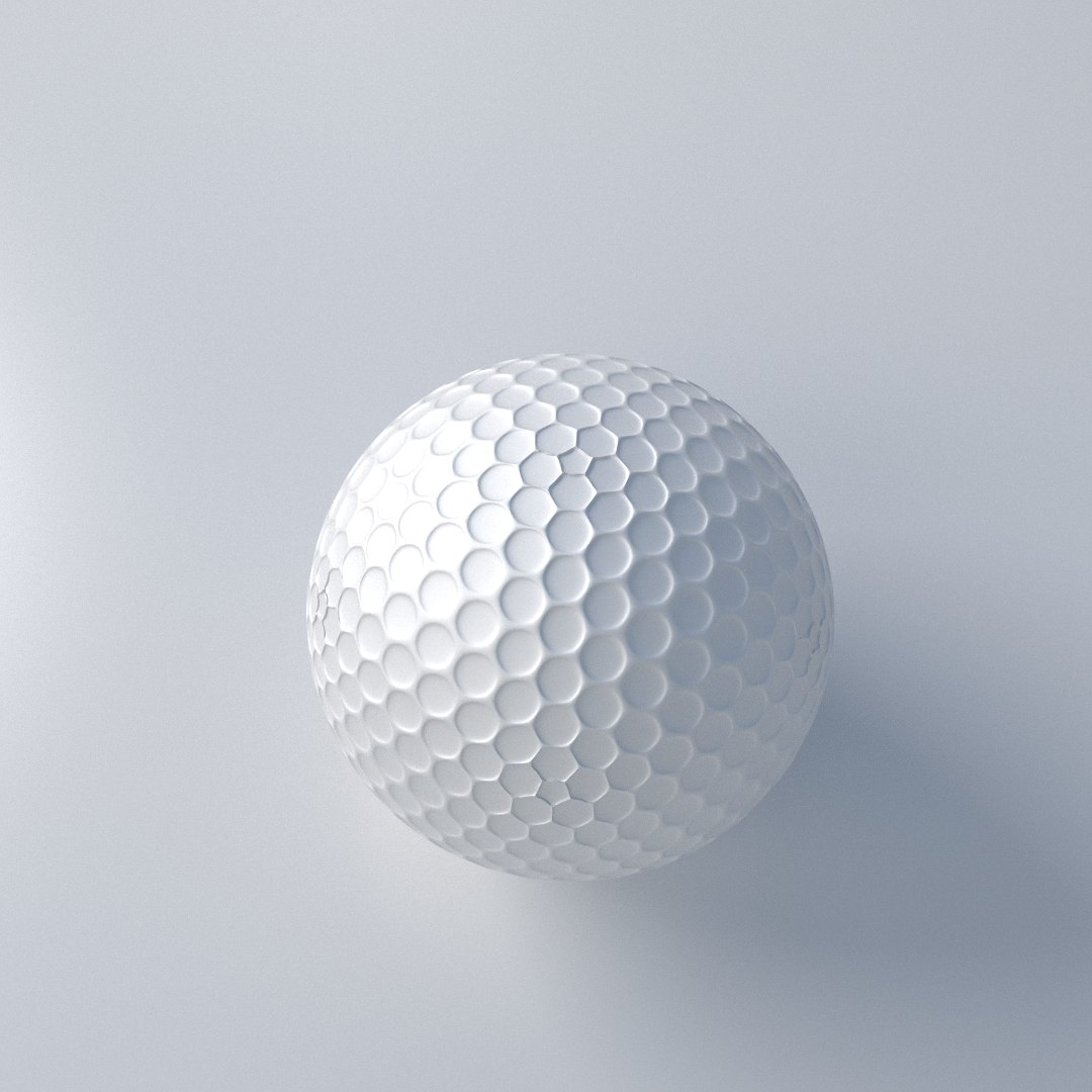 3d golf ball