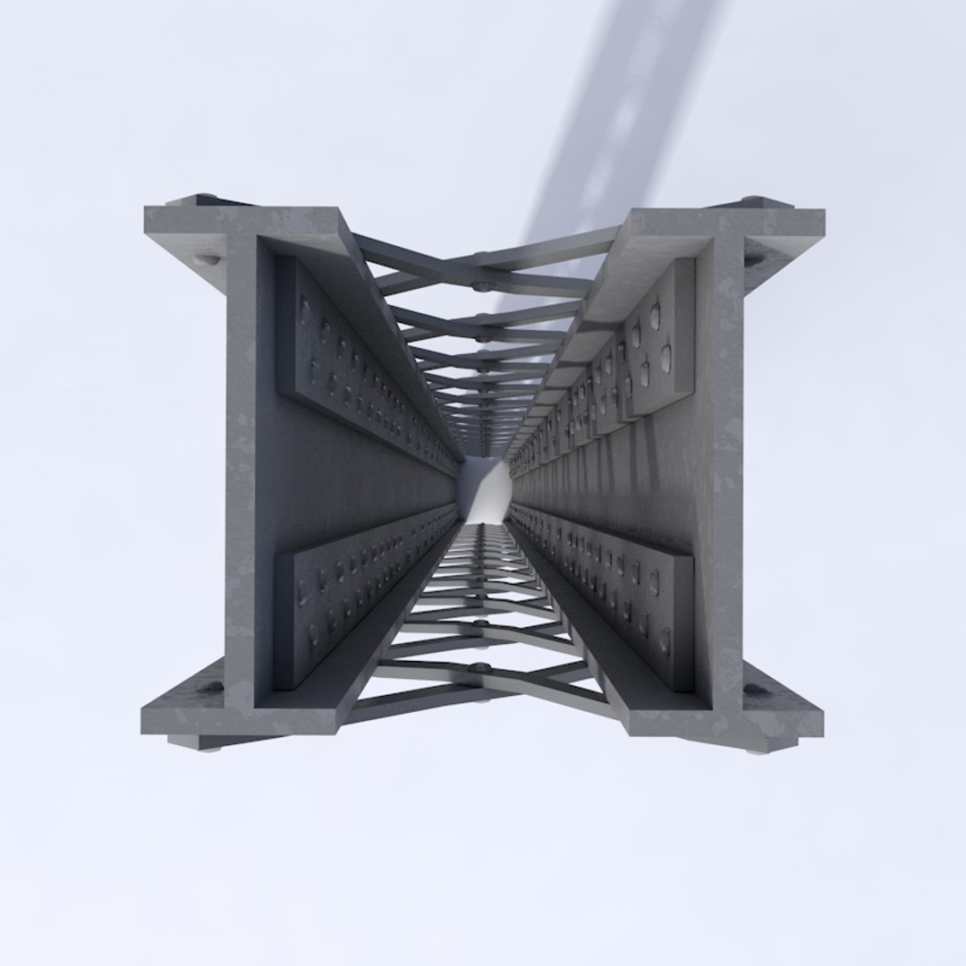 Girder Bridges Construction 3d Model