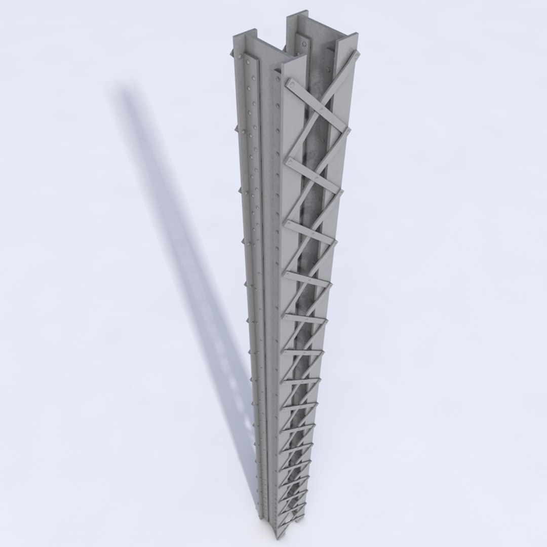 Girder Bridges Construction 3d Model