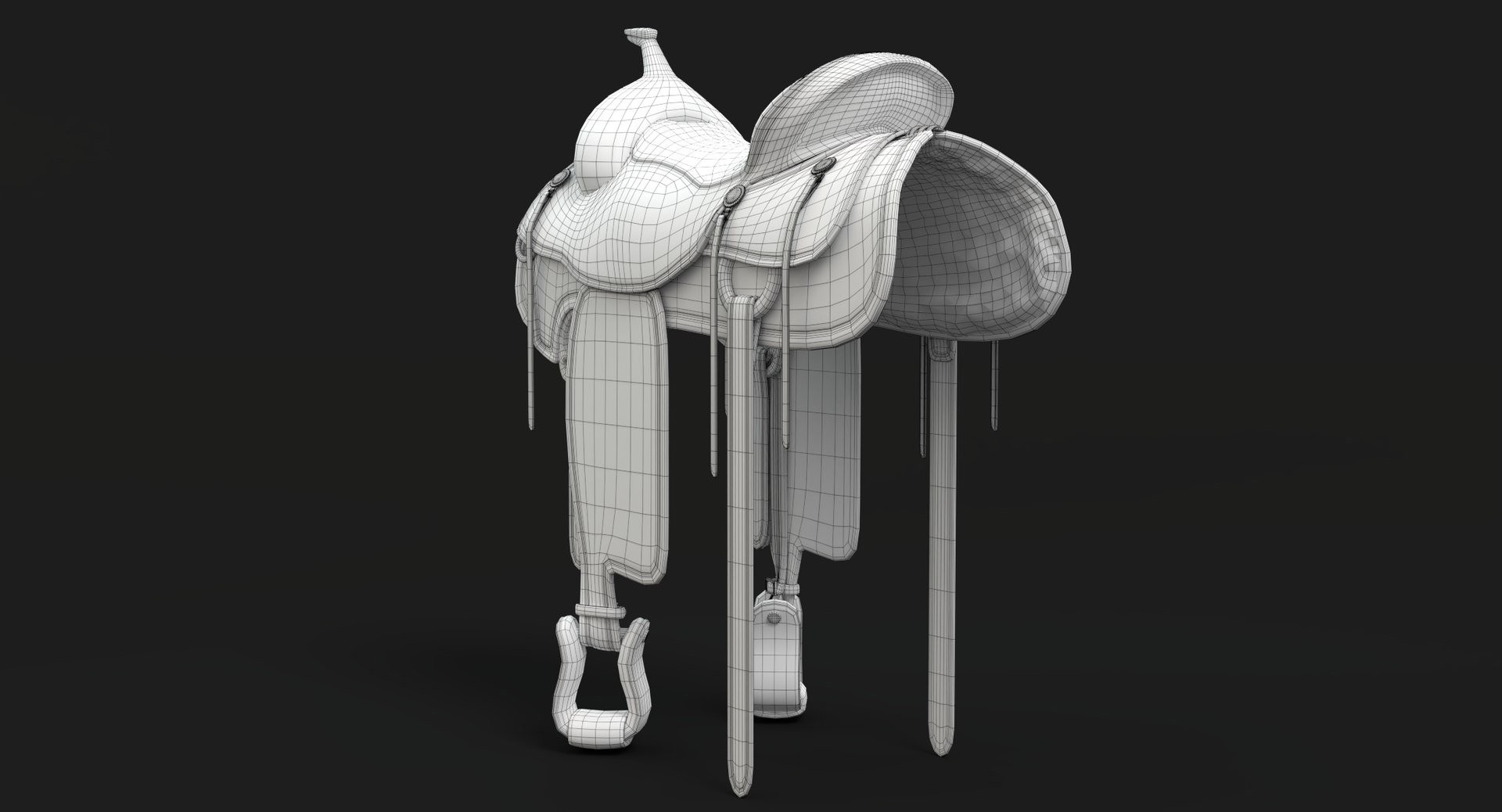 3D horse saddle - TurboSquid 1291042