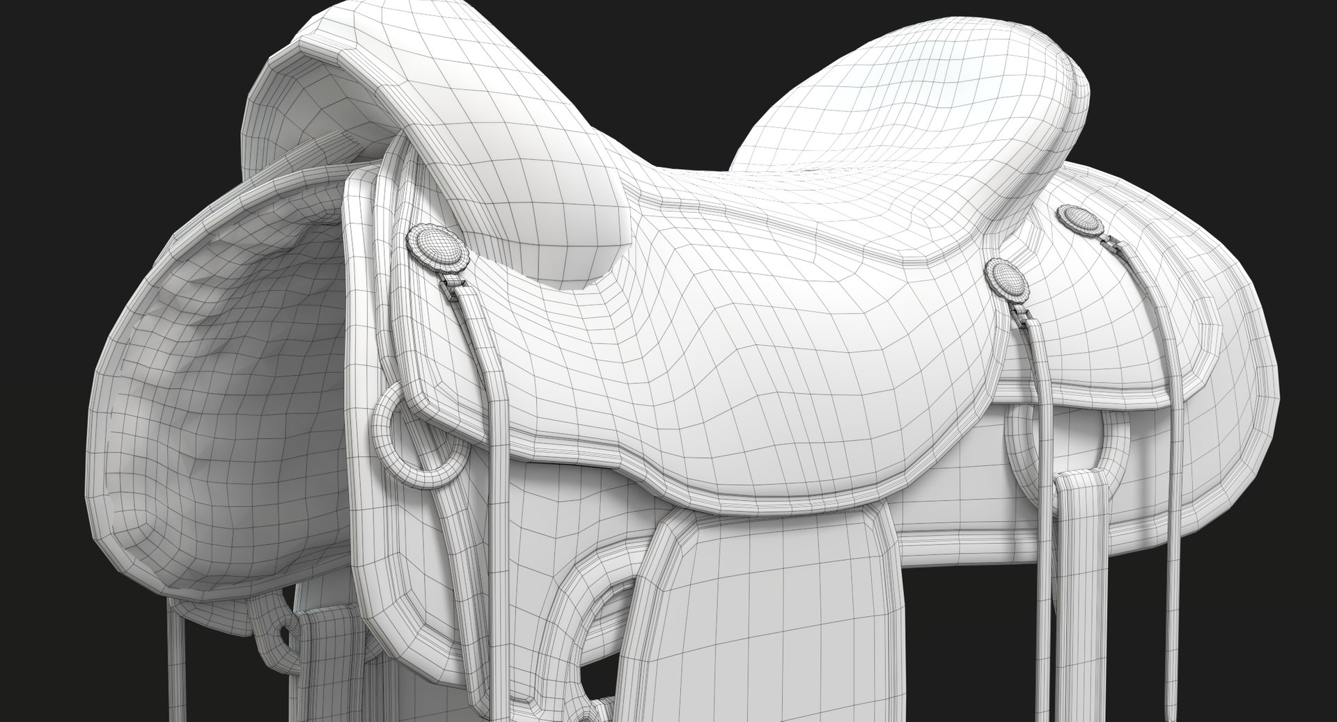 3D horse saddle - TurboSquid 1291042