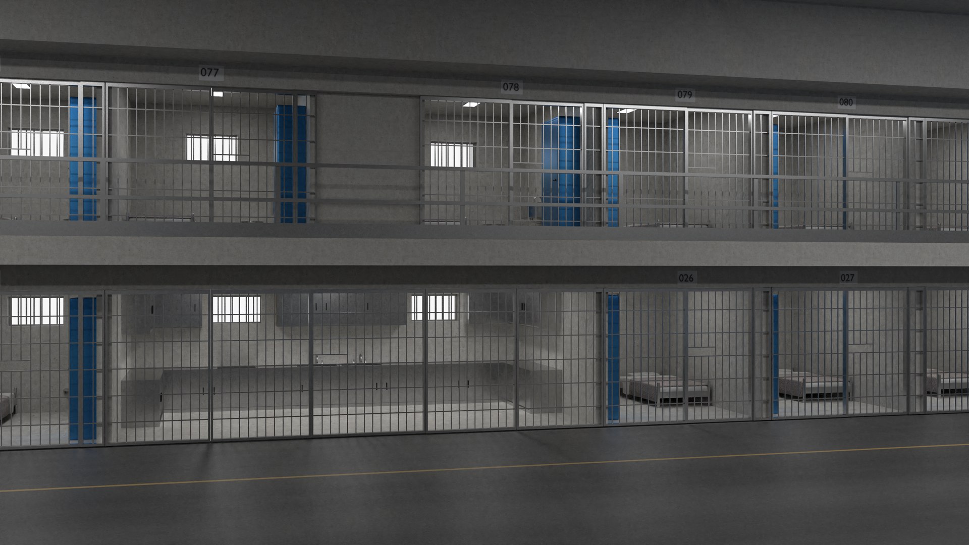 Prison Cells 3D - TurboSquid 1732014