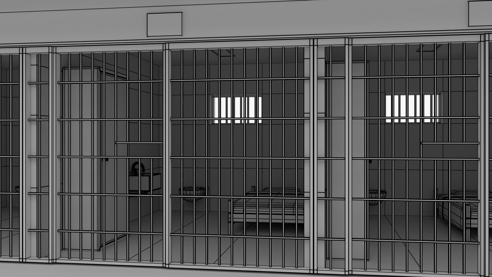 Prison Cells 3D - TurboSquid 1732014