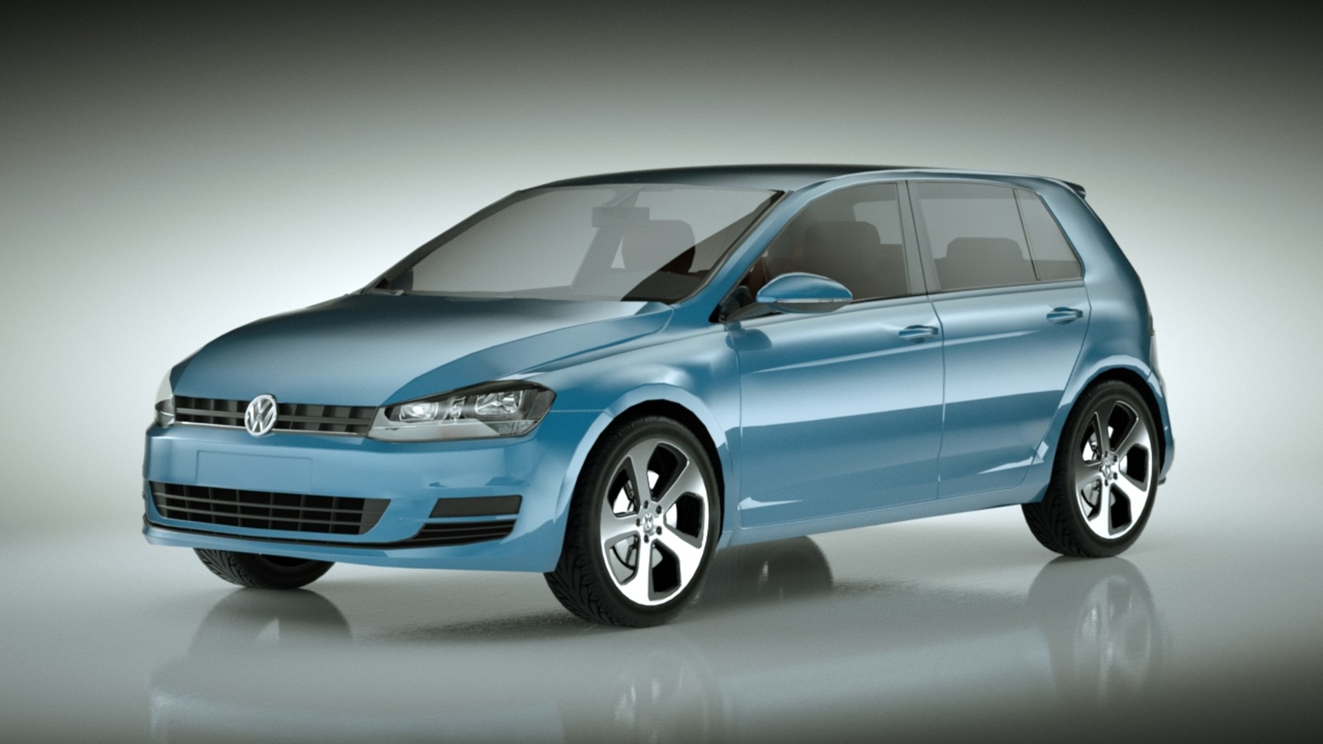 Volkswagen Golf Mk7 3d Max