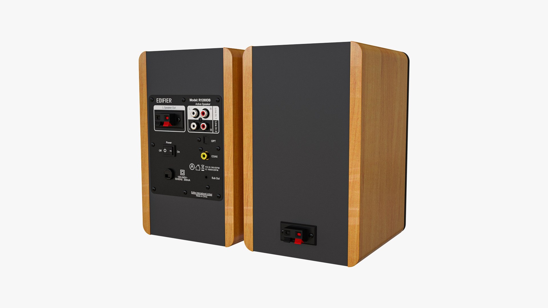 Edifier R1280DB Speakers 3D - TurboSquid 2094846