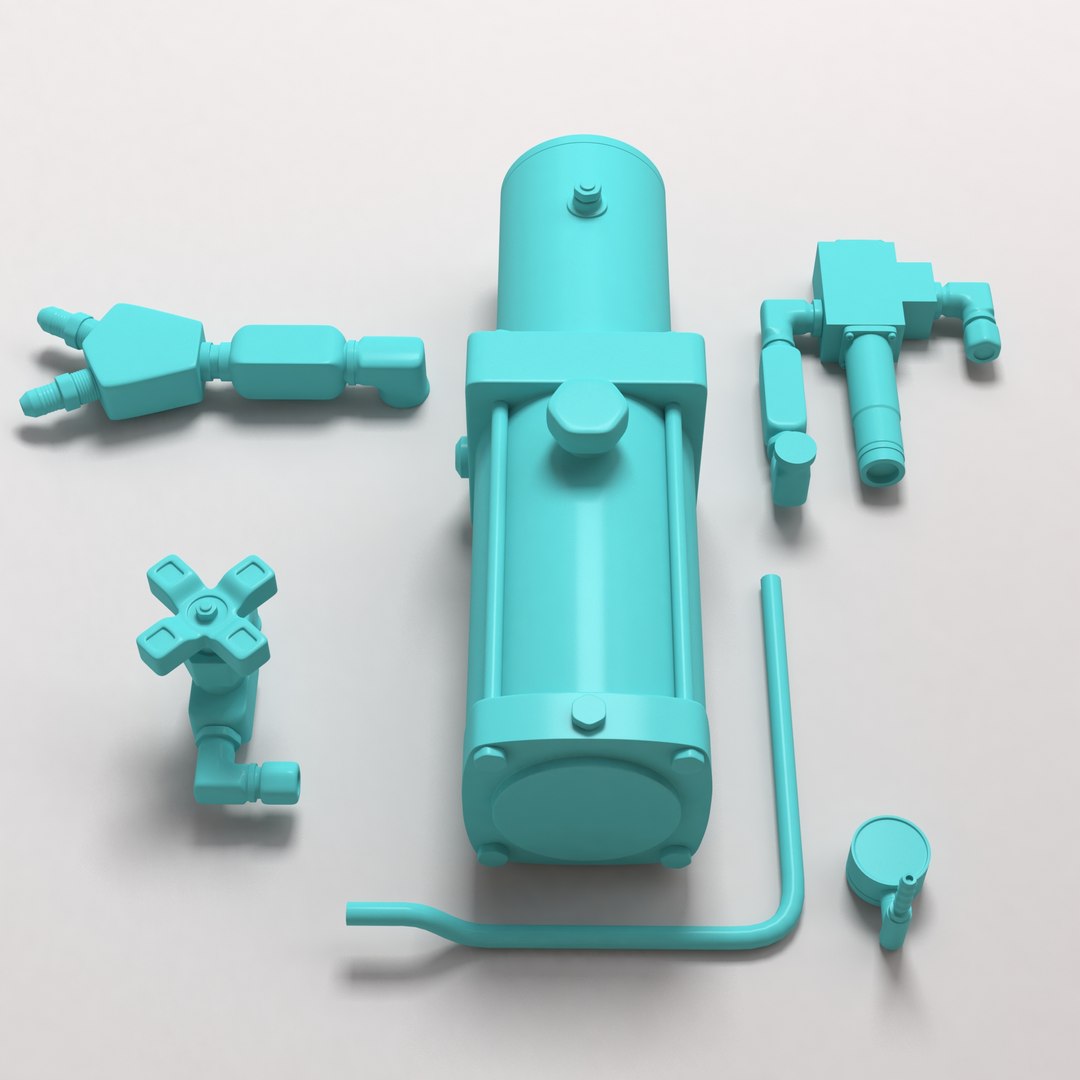 Car Hydraulic Pump Printable Model - TurboSquid 1898519