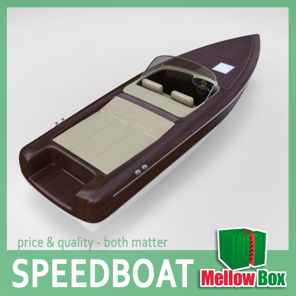 speed boat 01 max