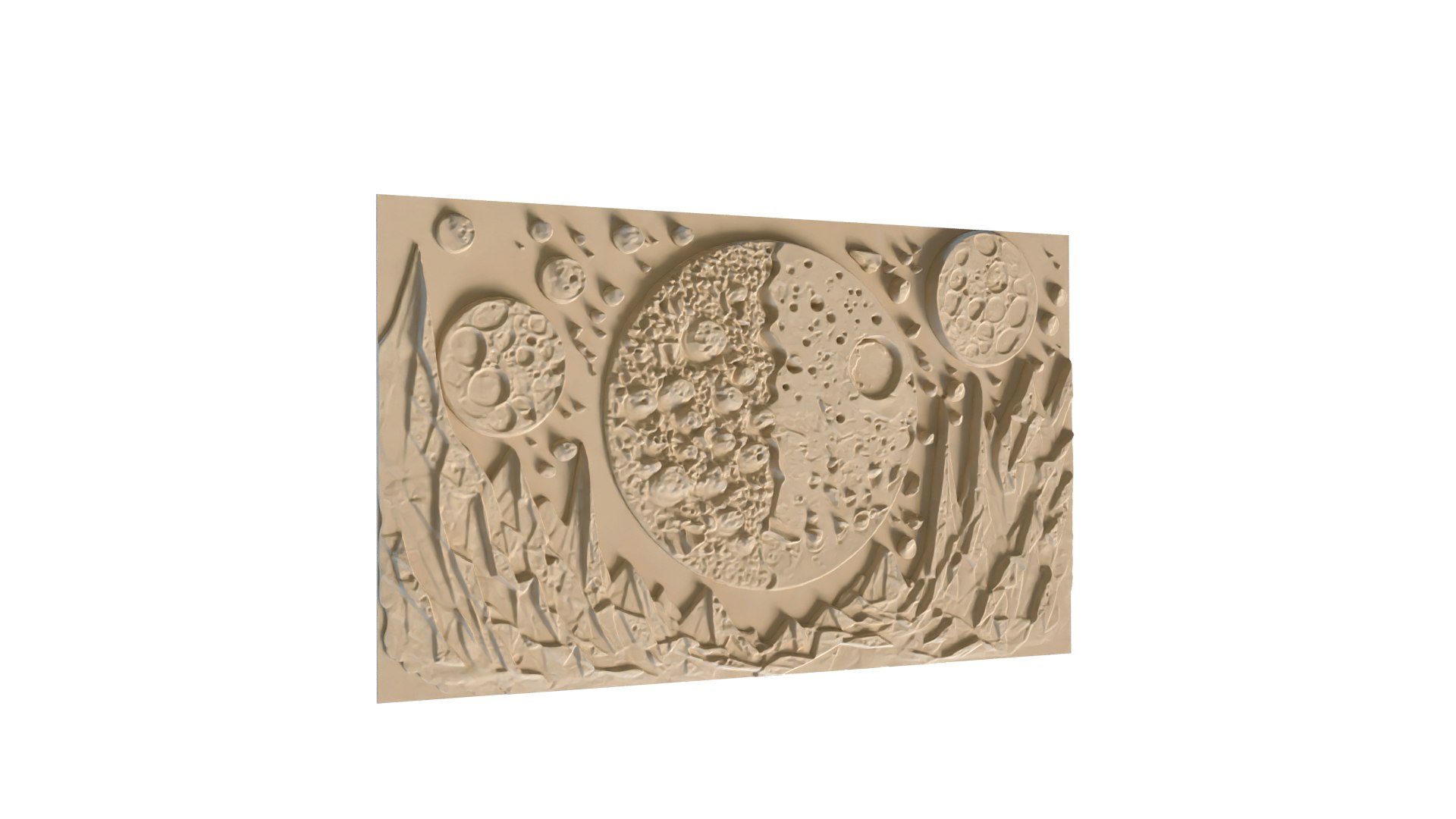 3D Mural Decor Set Wall Panel 16 Model - TurboSquid 2182728
