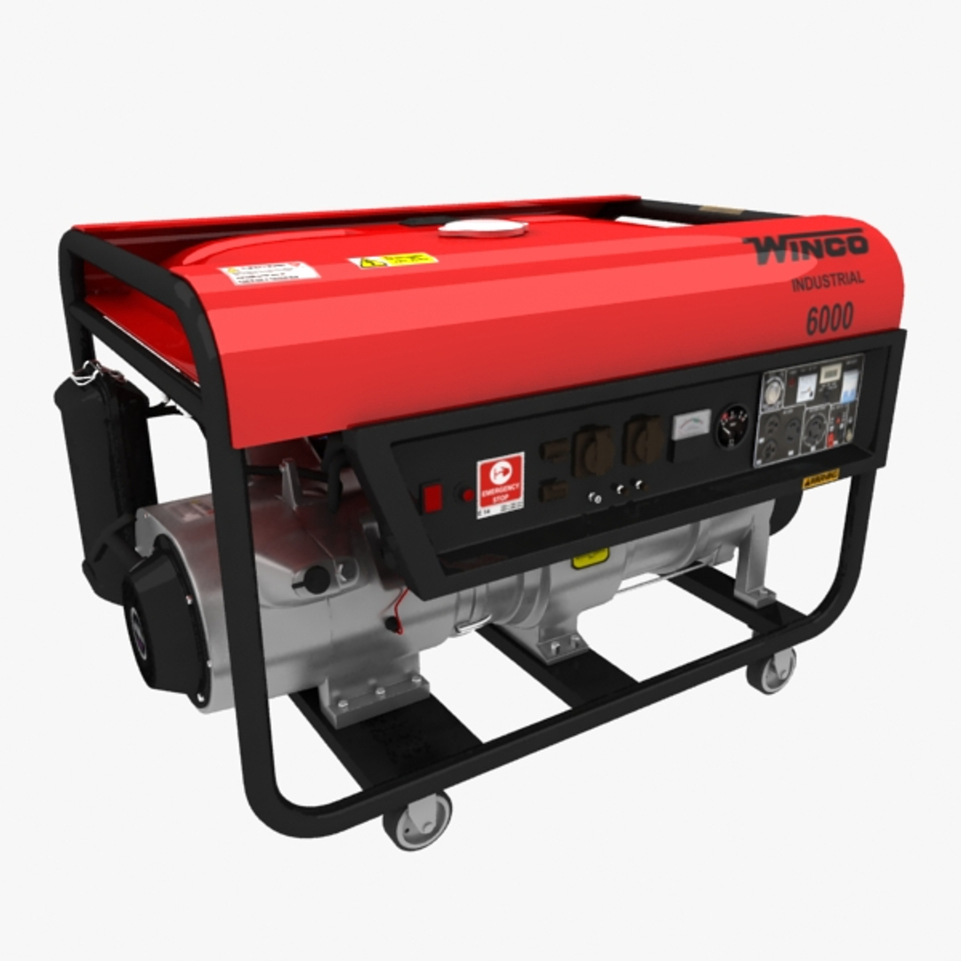 Electric Generator 3d Model