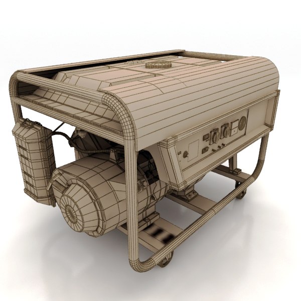 electric generator 3d model