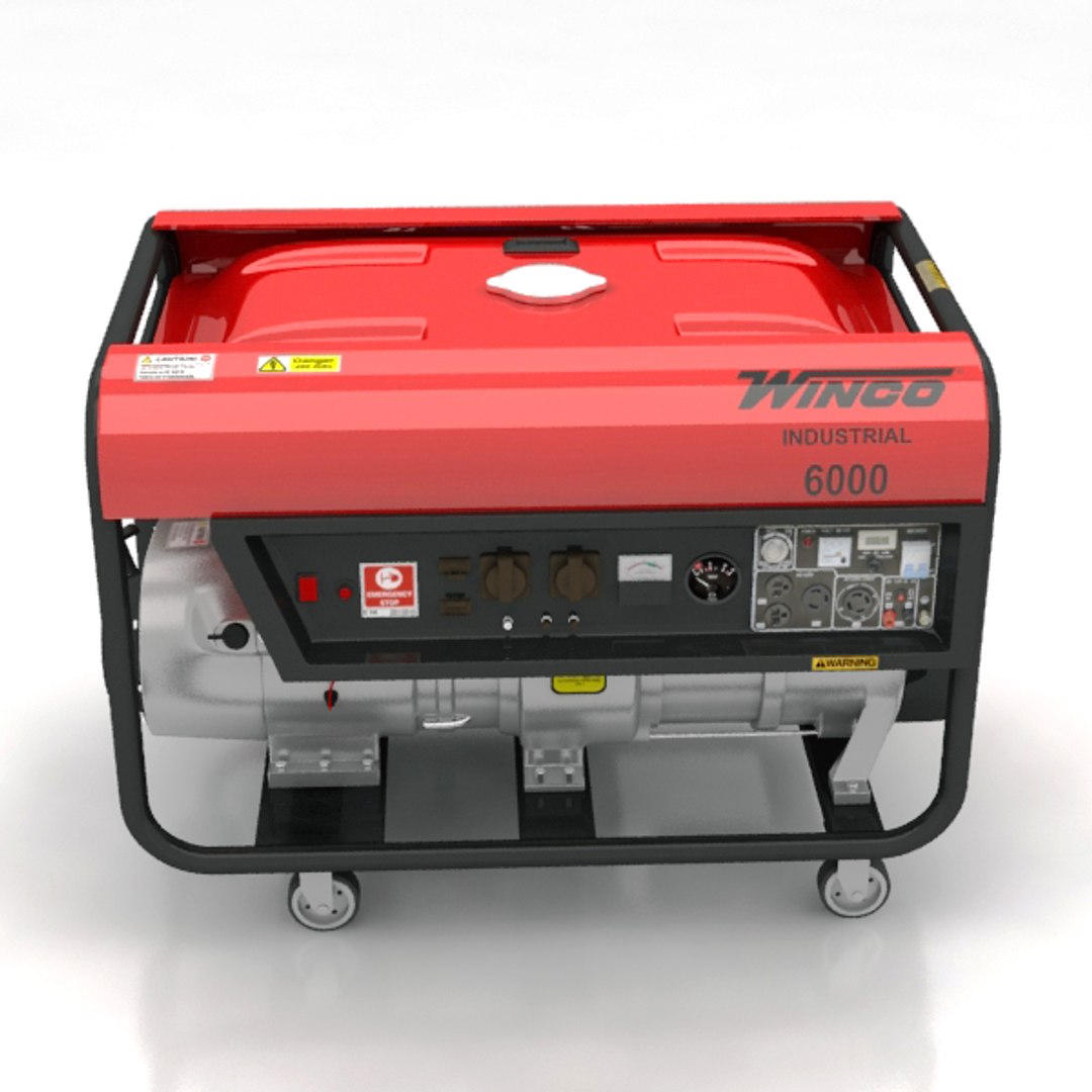 Electric Generator 3d Model