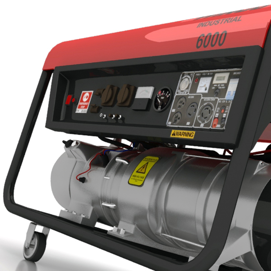 electric generator 3d model