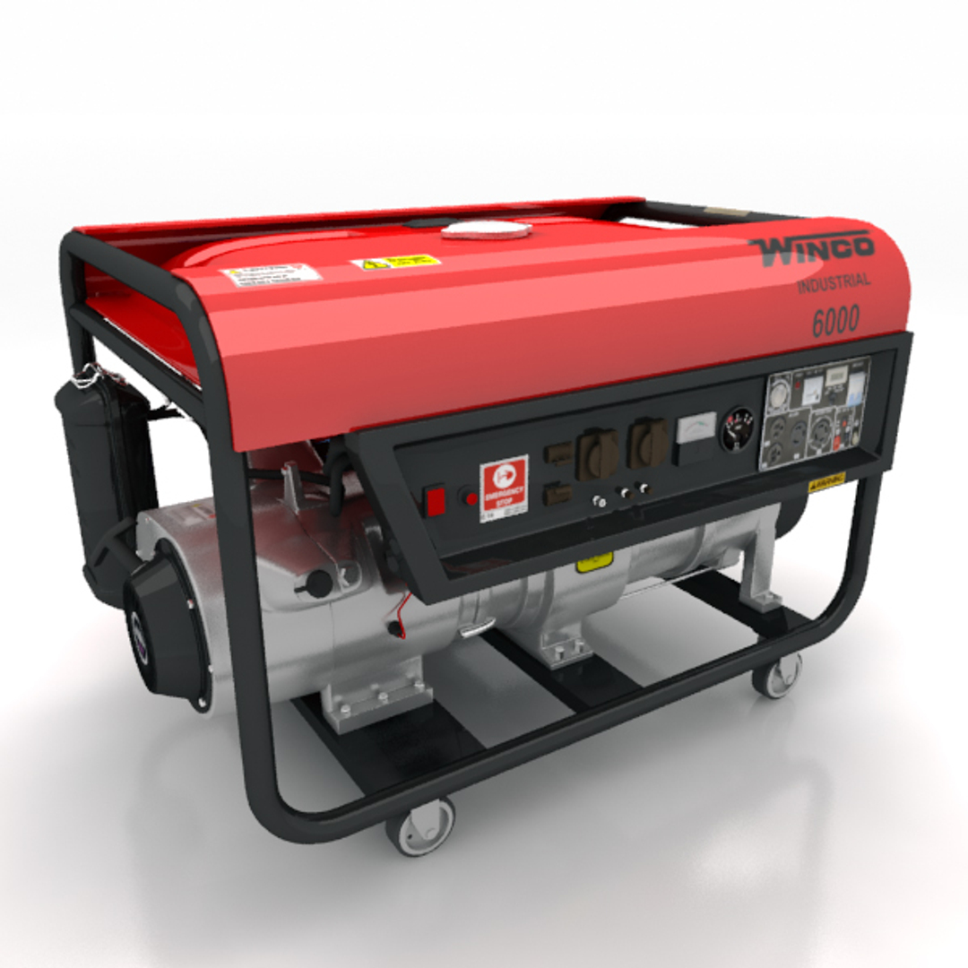 electric generator 3d model