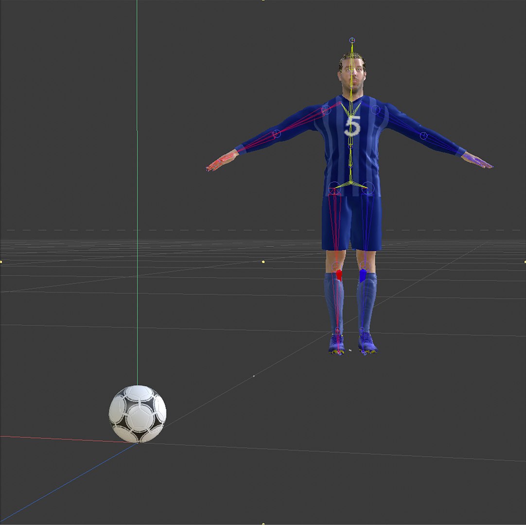 3D Model Soccer Net Penalty Kick - Aim The Kick - DYNAMIC Ball And Net ...
