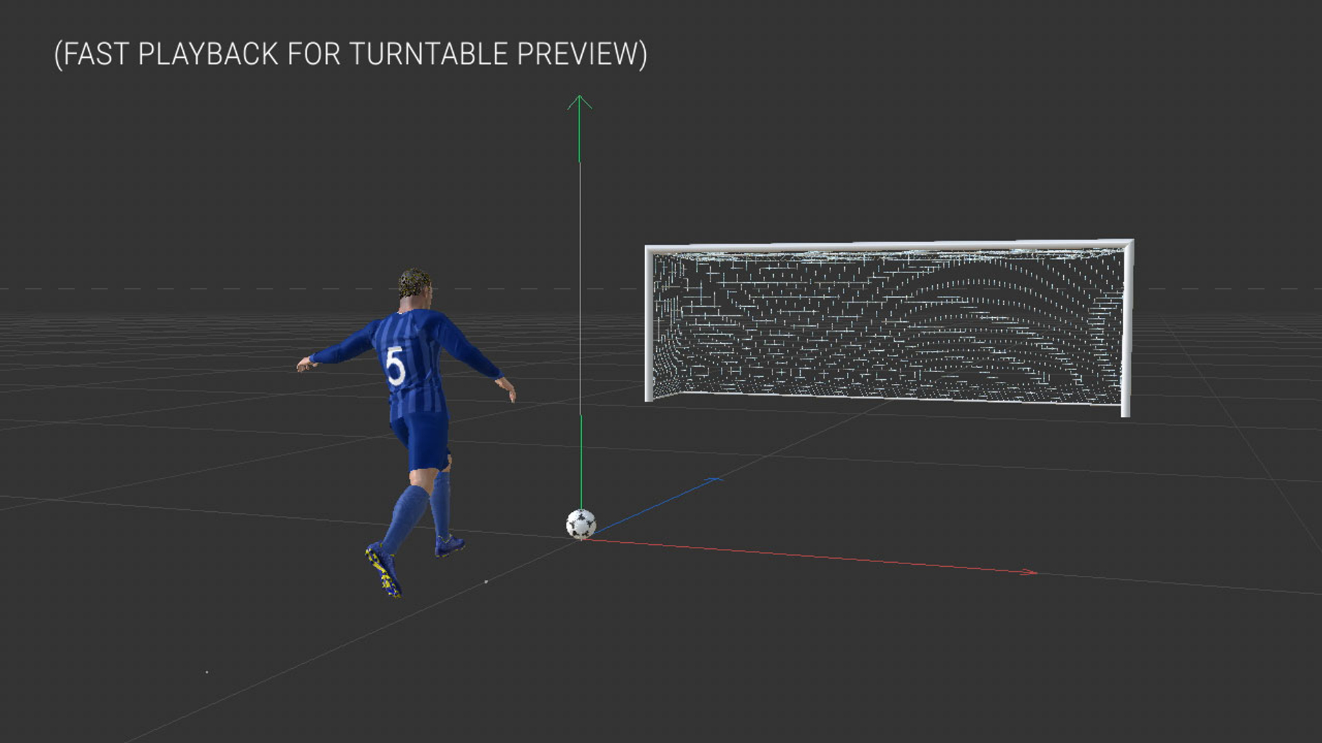 3D Model Soccer Net Penalty Kick - Aim The Kick - DYNAMIC Ball And Net ...