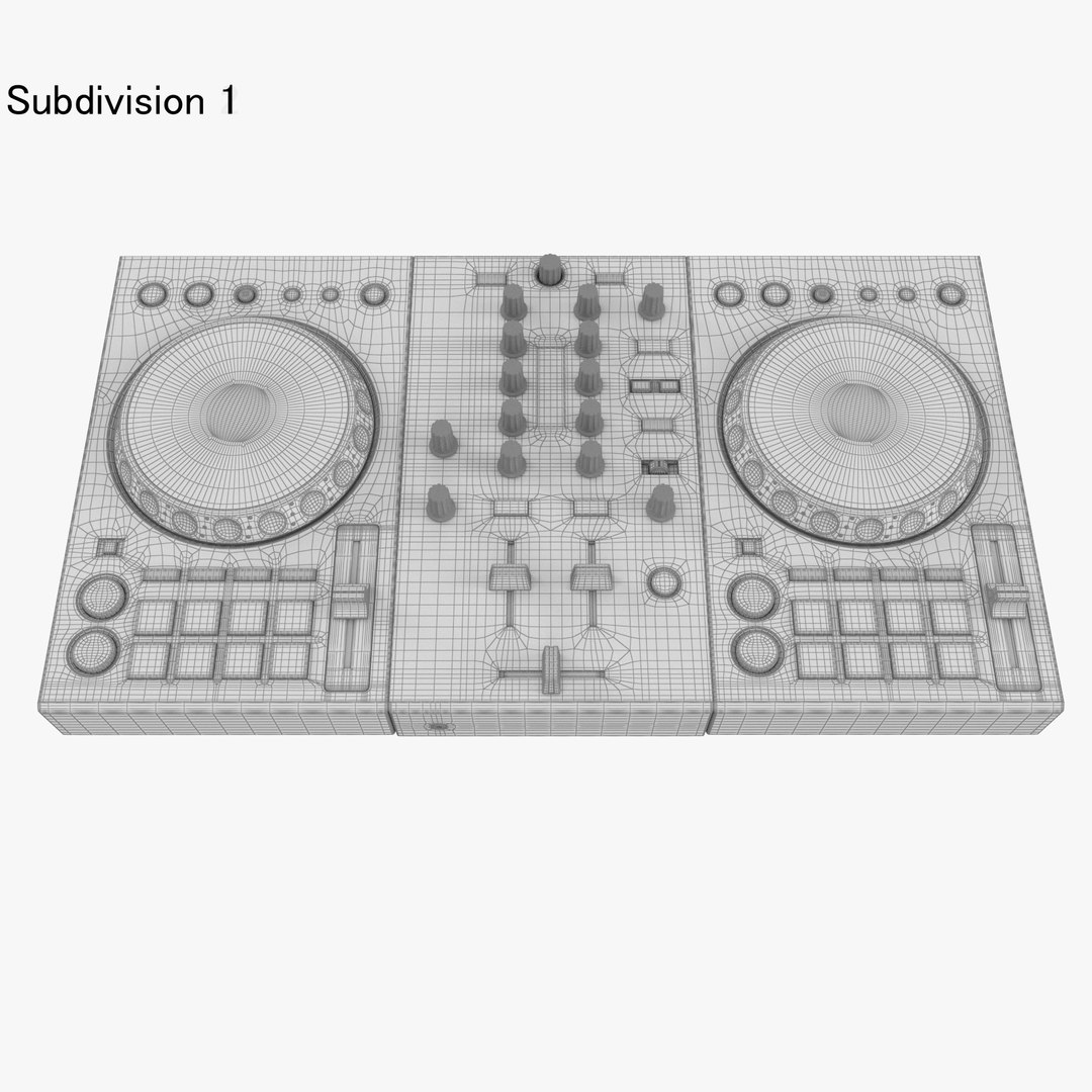 Dj controller ddj-400 model - TurboSquid 1393306