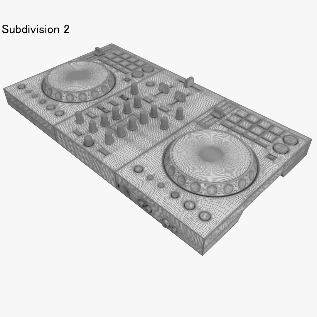 Dj Controller Ddj-400 Model - TurboSquid 1393306