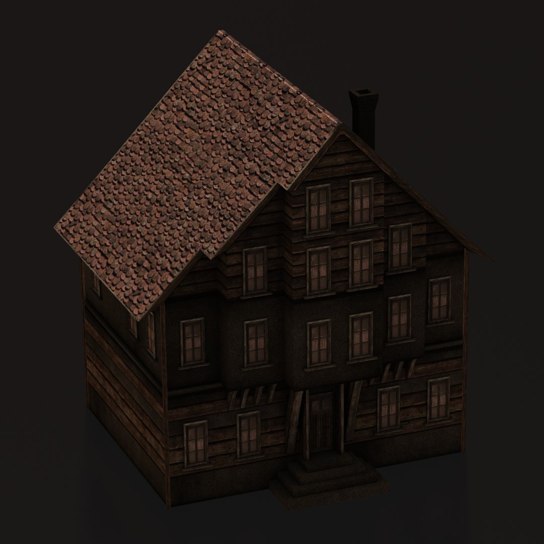 3D OLD HOUSE LOW POLY GAMEREADY - TurboSquid 1965630