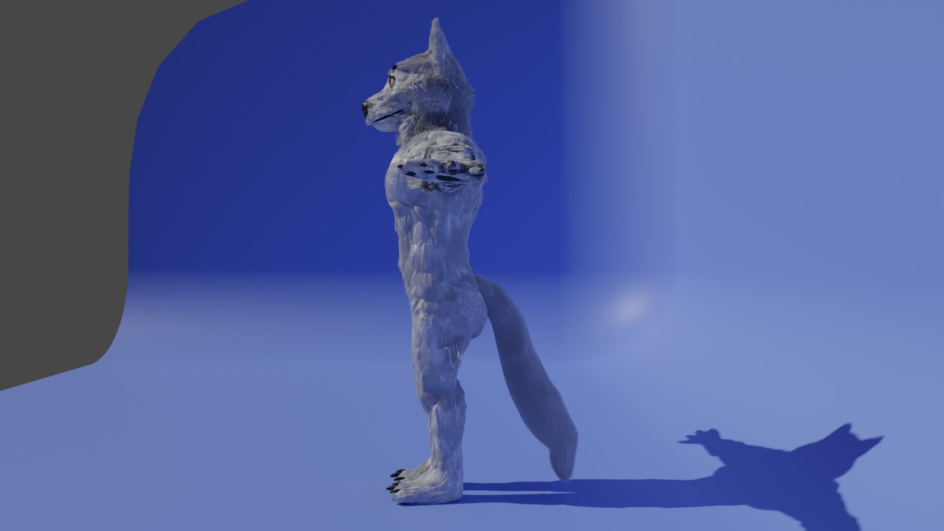 3D Model Rigged Anthro Wolf With Rigify Rig Low-poly 3D Model ...