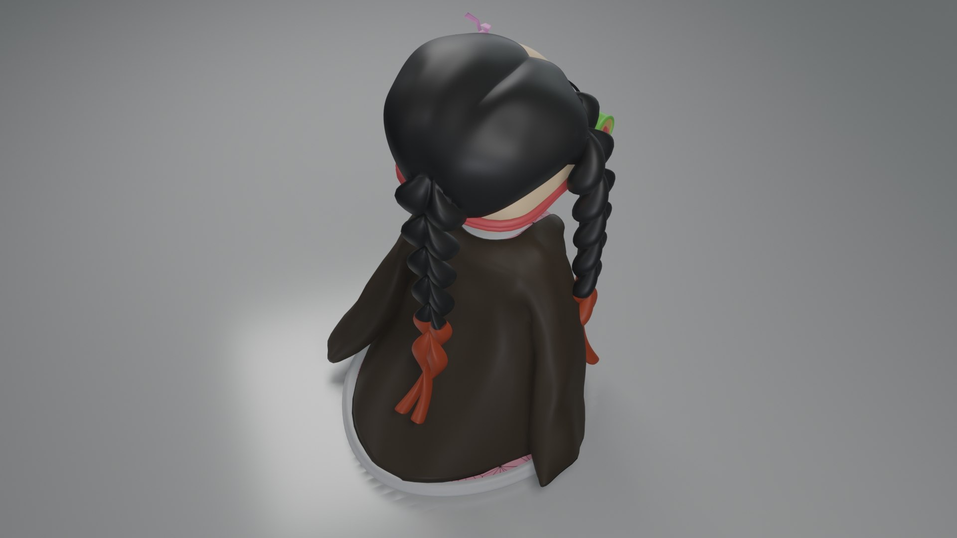 Chibi Nezuko Model - TurboSquid 2200677