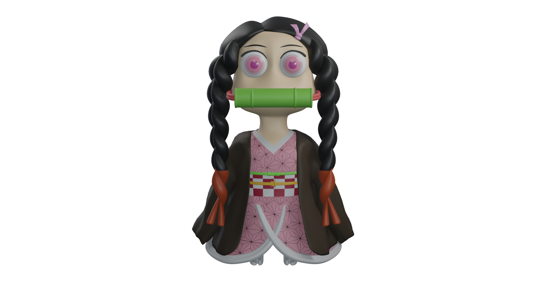Chibi Nezuko Model - TurboSquid 2200677