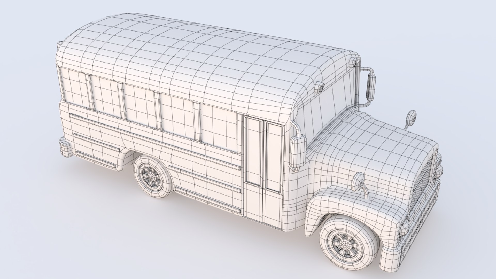 Cartoon Toy School Bus 3D Model - TurboSquid 1499507