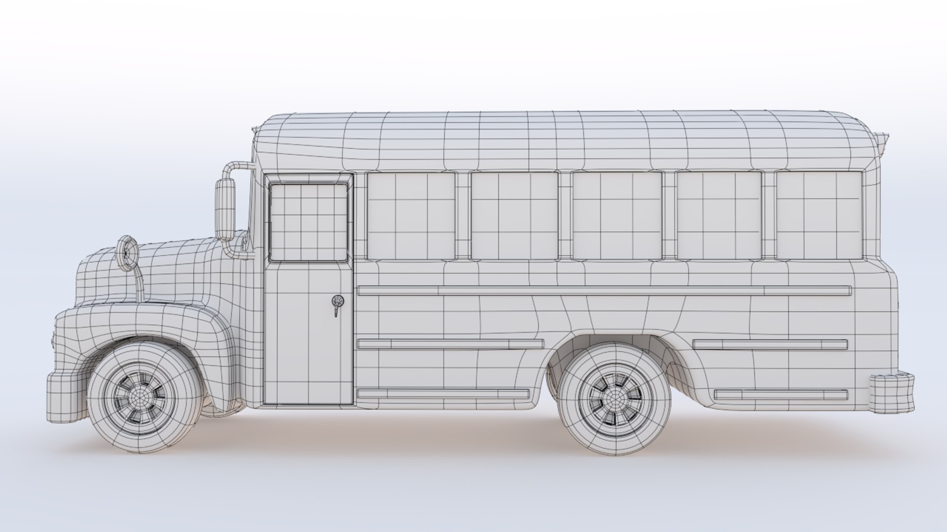 Cartoon Toy School Bus 3D Model - TurboSquid 1499507