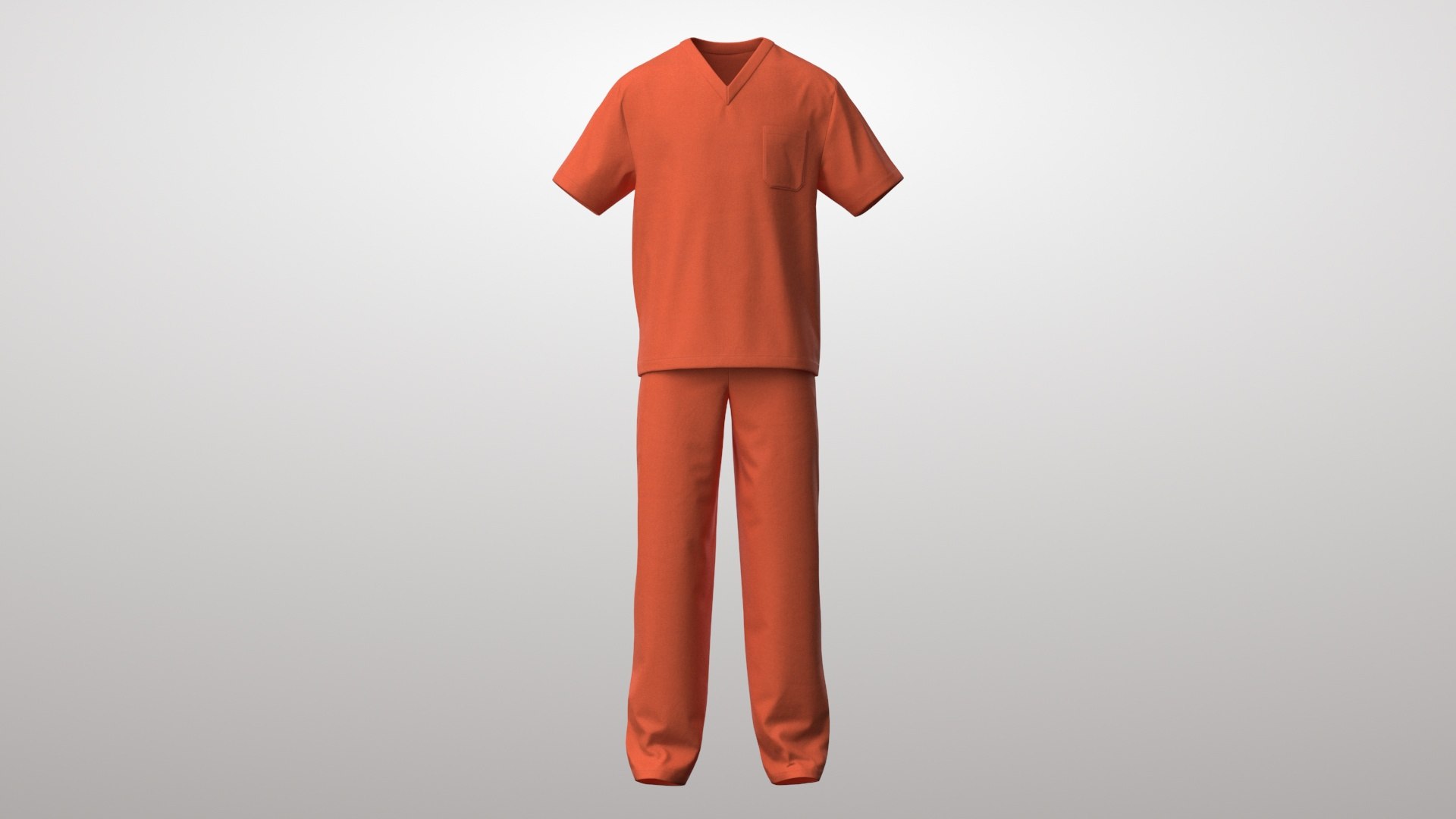 3D Prisoner Uniform PBR - TurboSquid 2143321