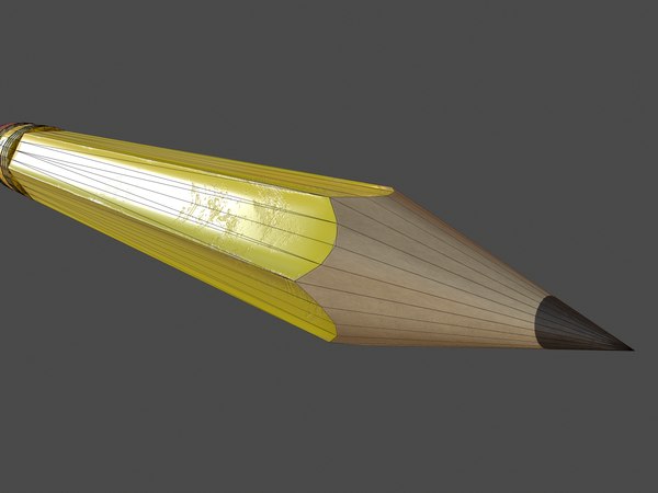 Free pencil pen dwarf 3D model - TurboSquid 1484087