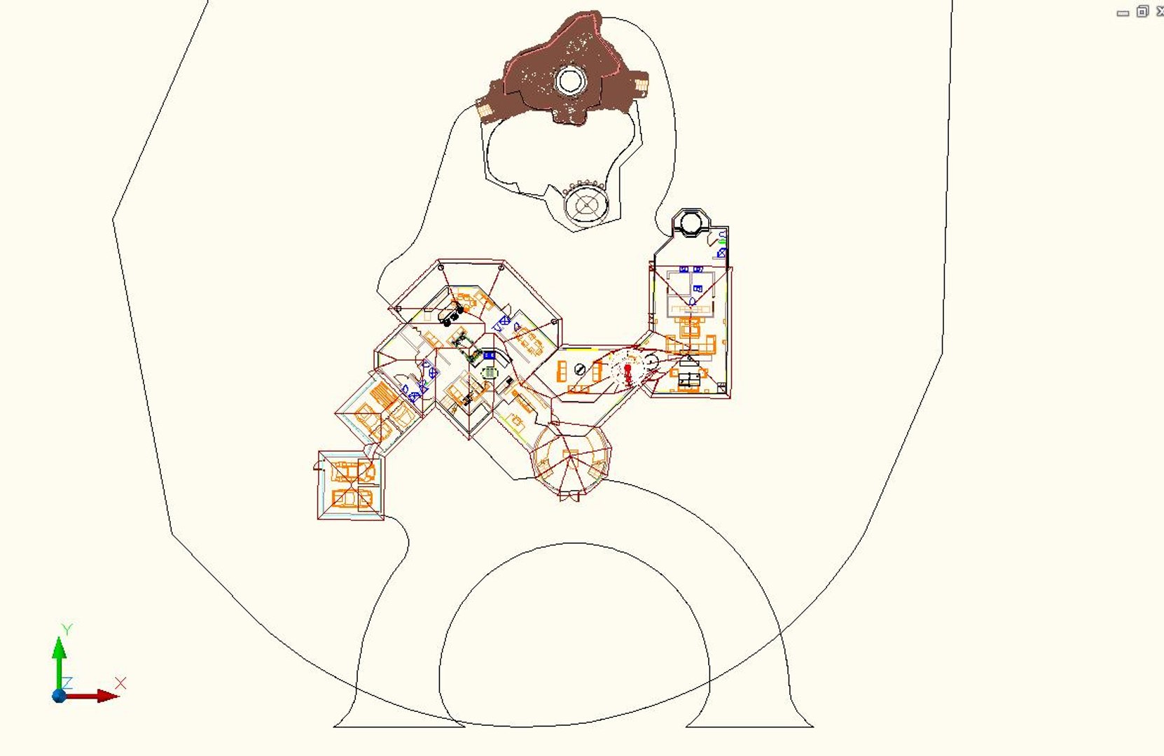 3d House Pool Furniture Telescope