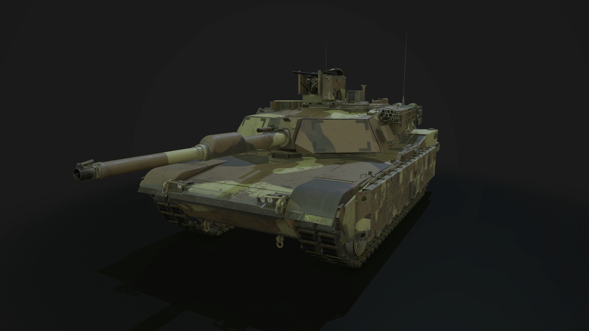 3D M1A2 Abrams With TUSK Model - TurboSquid 2379033