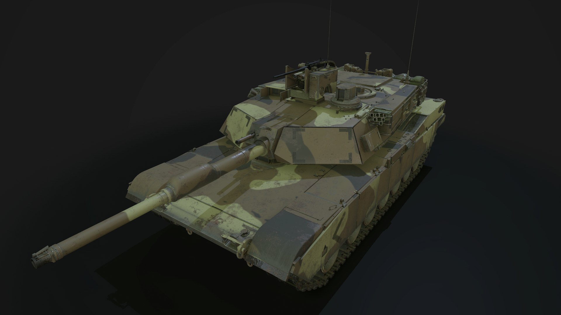 3D M1A2 Abrams With TUSK Model - TurboSquid 2379033