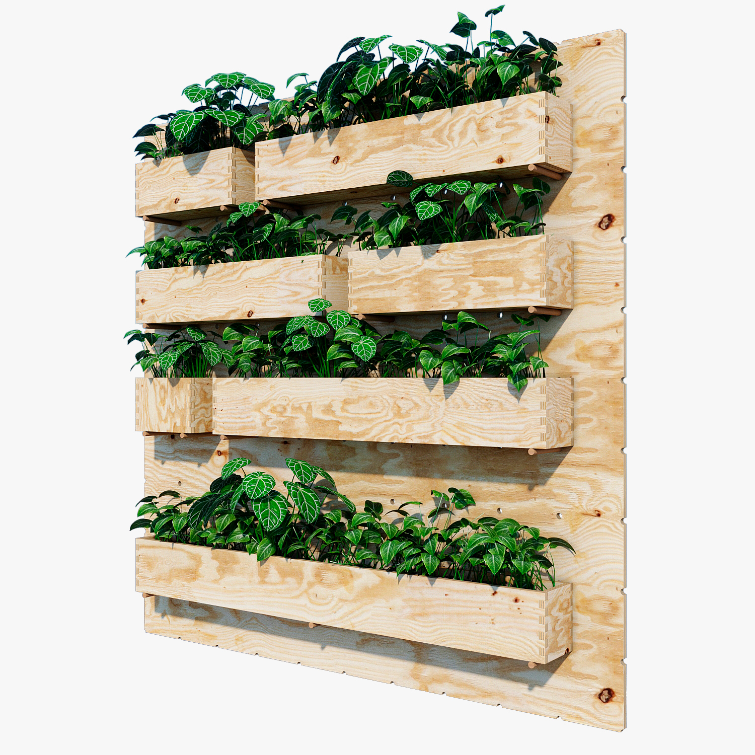 3D planter box model - TurboSquid 1169411