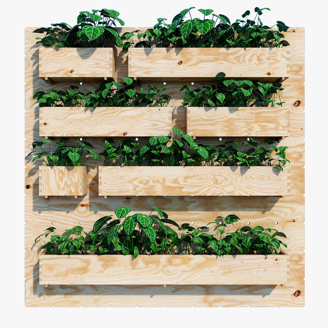 3D planter box model - TurboSquid 1169411
