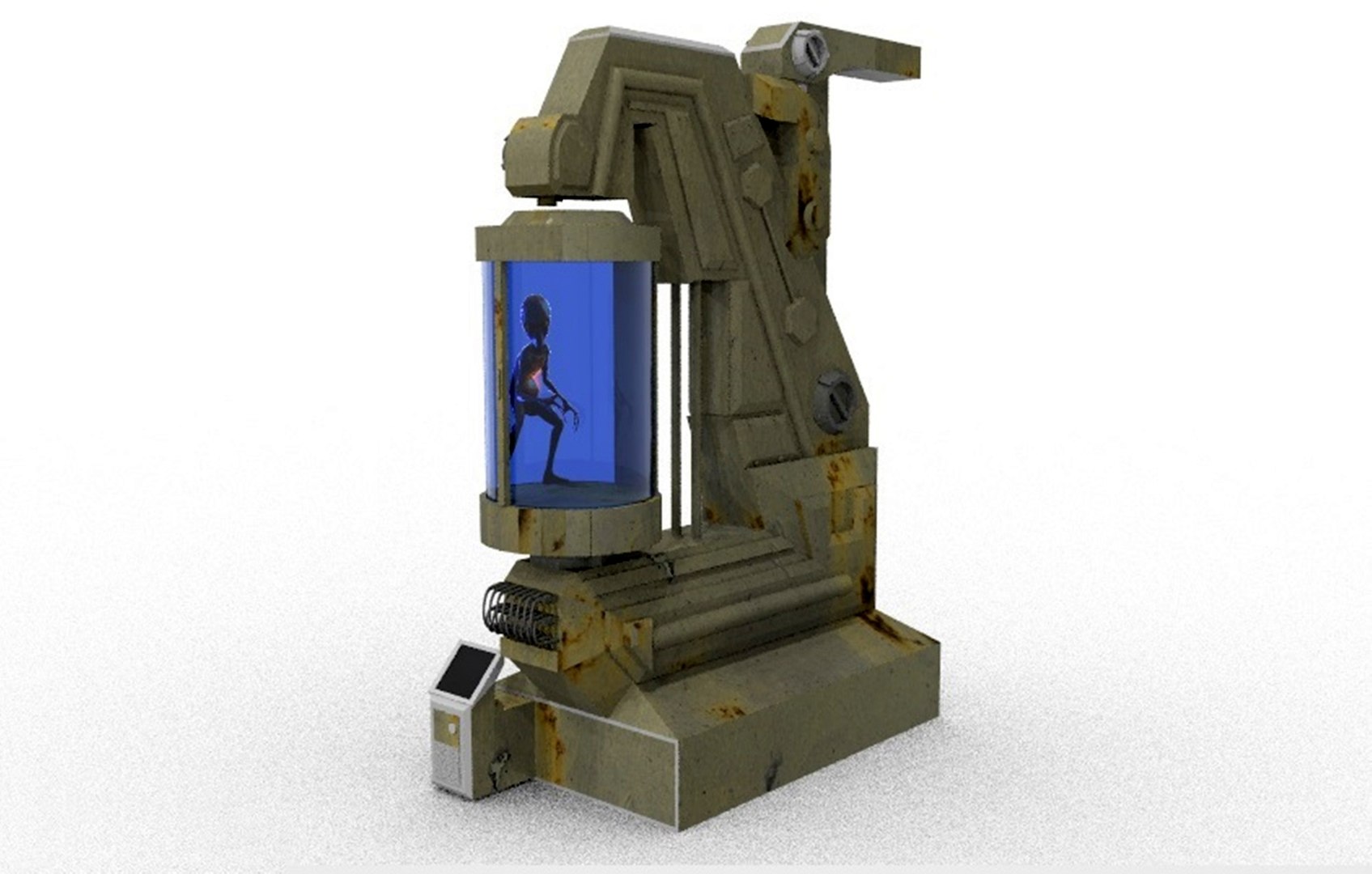 3D Cryo Capsule Sci-fi Cryopod - TurboSquid 2026679