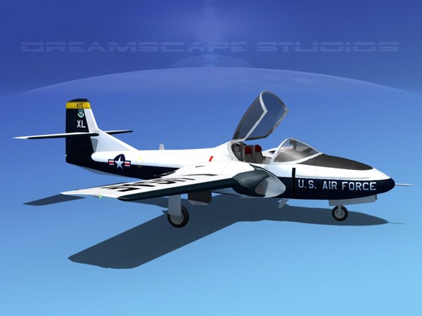 modelo 3d Cessna T-37 Tweetybird V02 USAF - TurboSquid 921890
