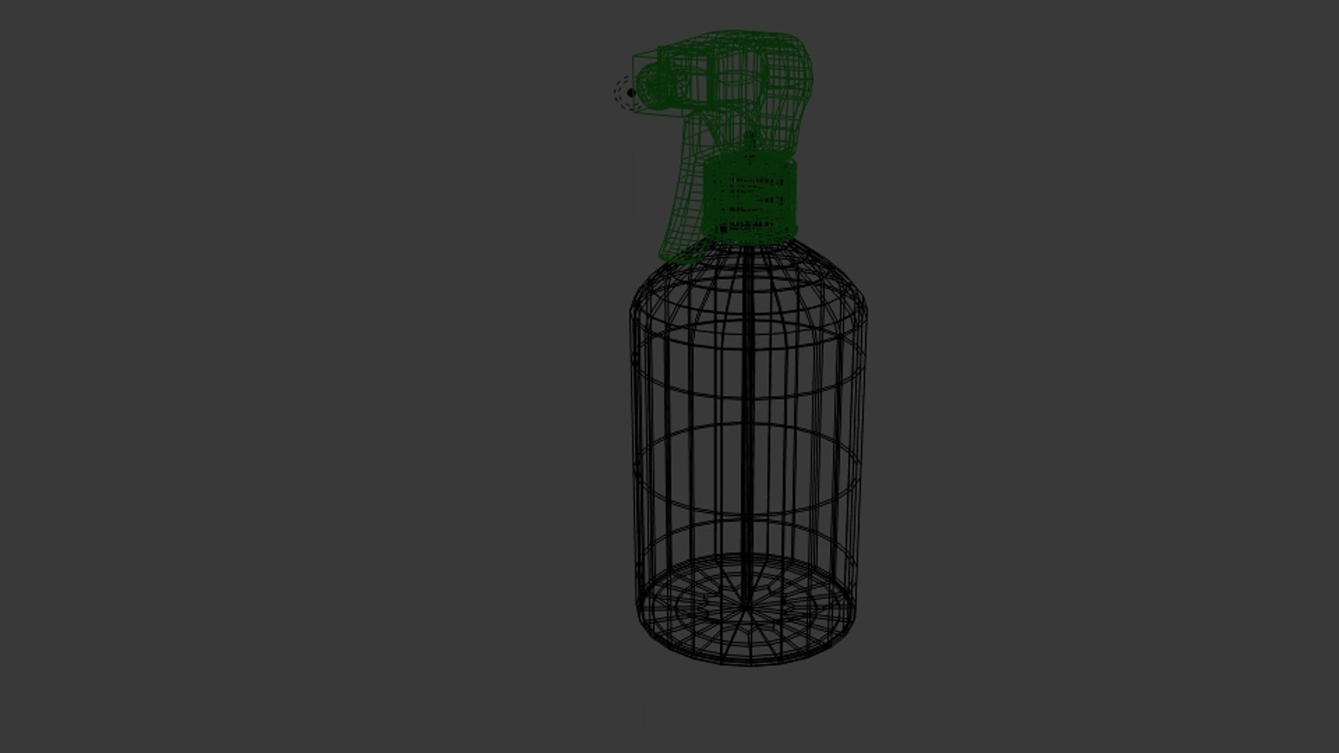 3D Spray Cylinder Bottle - TurboSquid 1328150