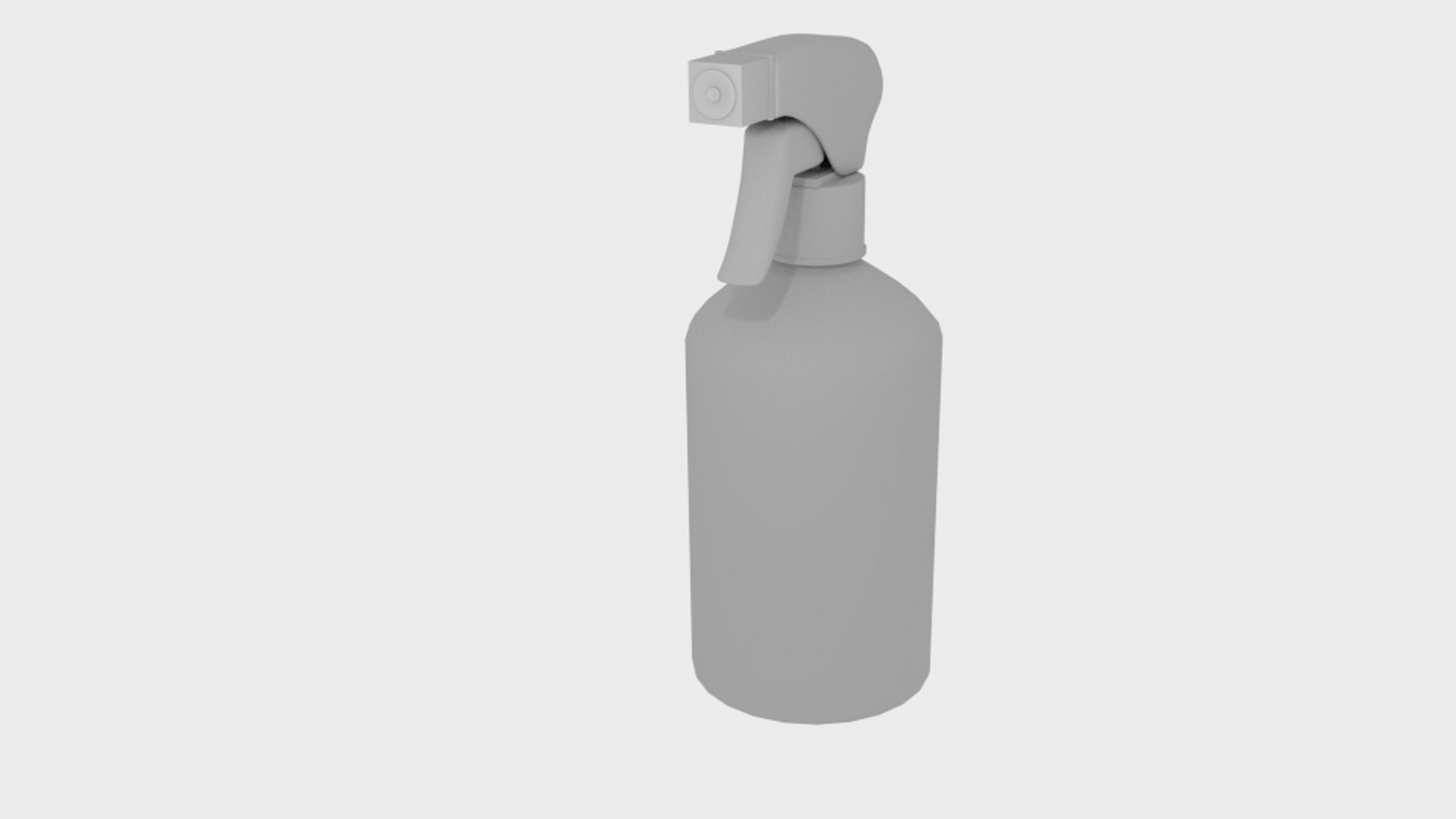 3D Spray Cylinder Bottle - TurboSquid 1328150