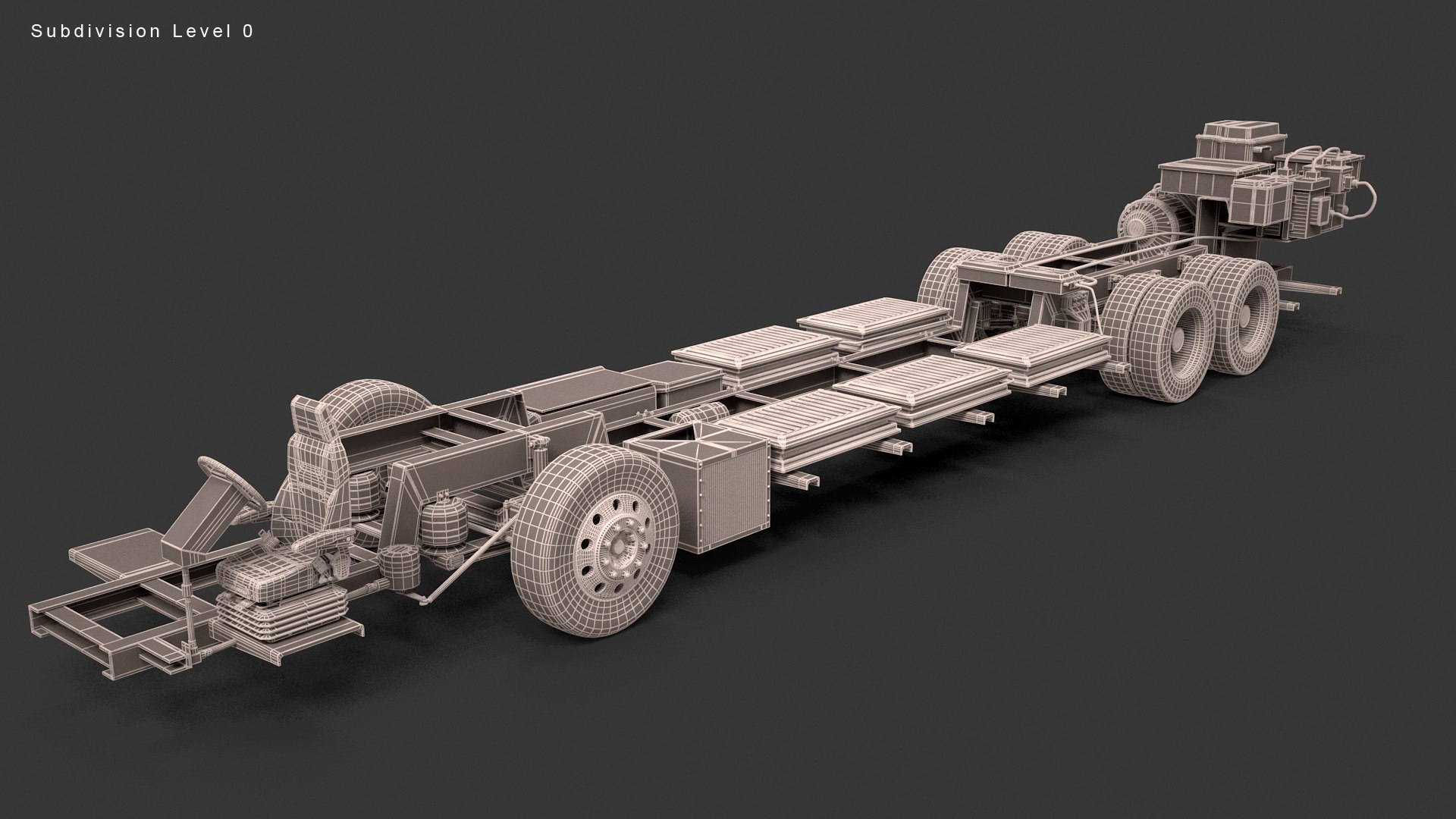 3D Model Electric Bus Chassis - TurboSquid 1580151