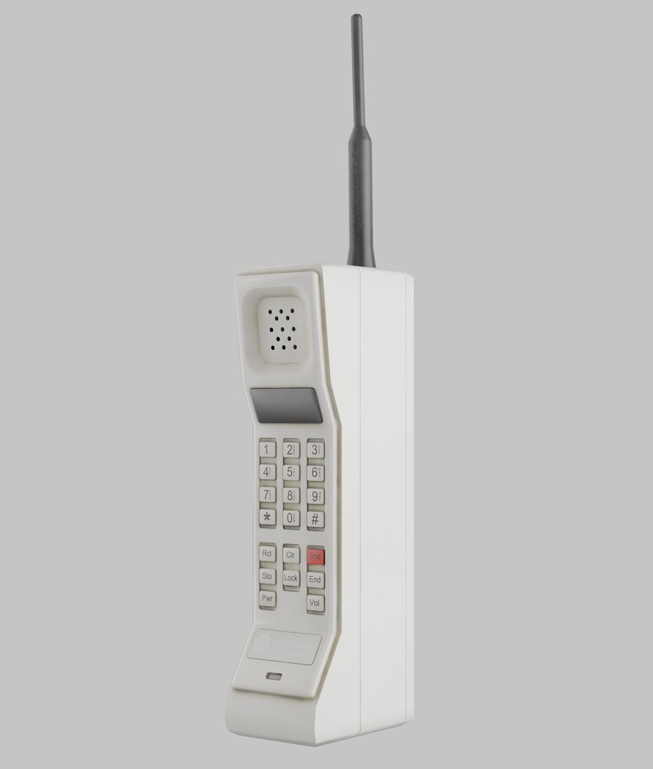 3D MOTOROLA DynaTAC-Retro Phone Low-poly - TurboSquid 2077373
