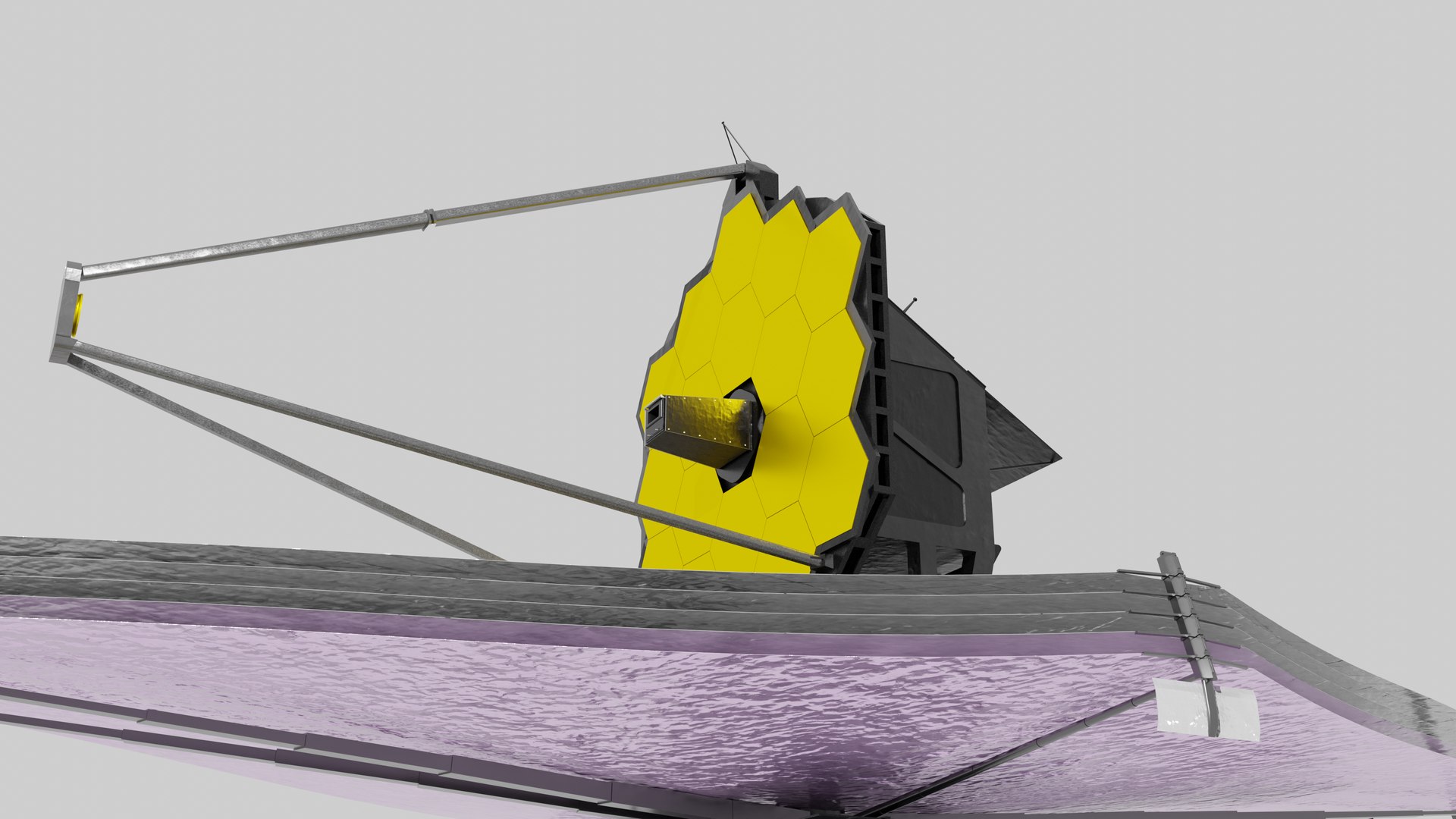 3D model JWST Space Telescope - TurboSquid 1932615