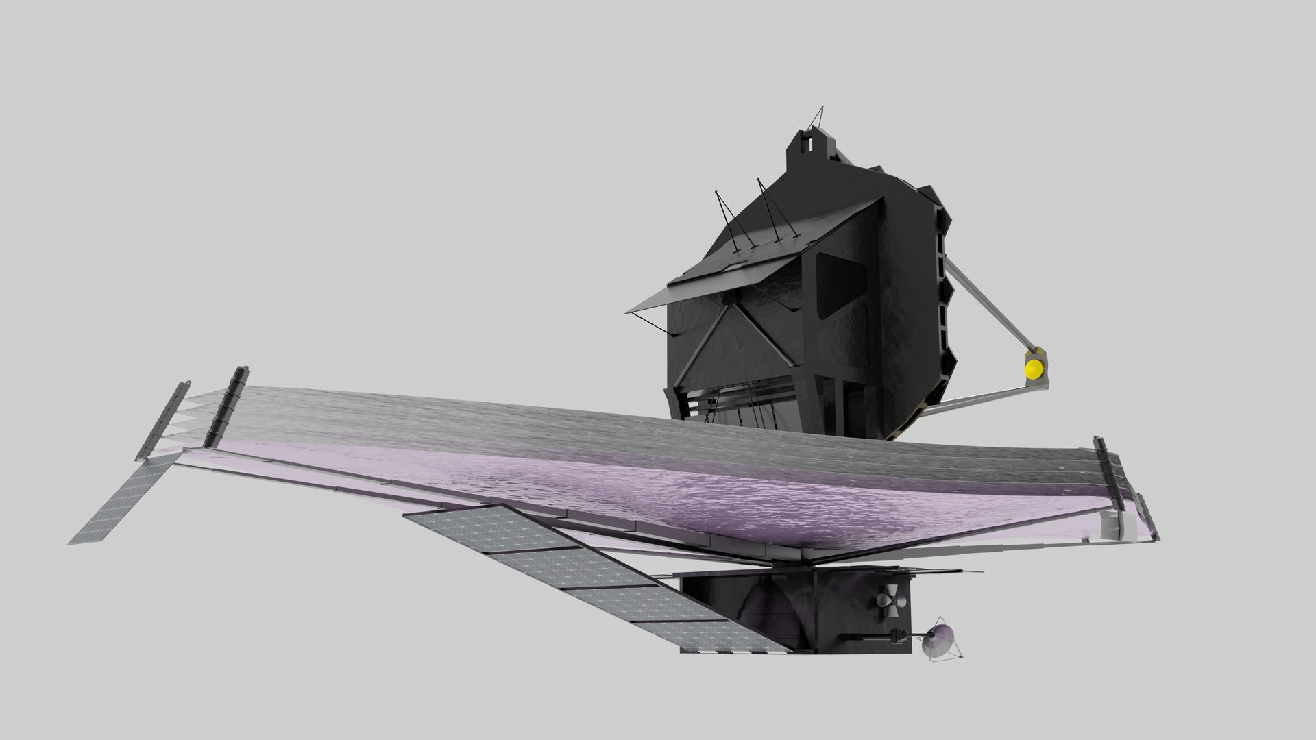 3D Model JWST Space Telescope - TurboSquid 1932615