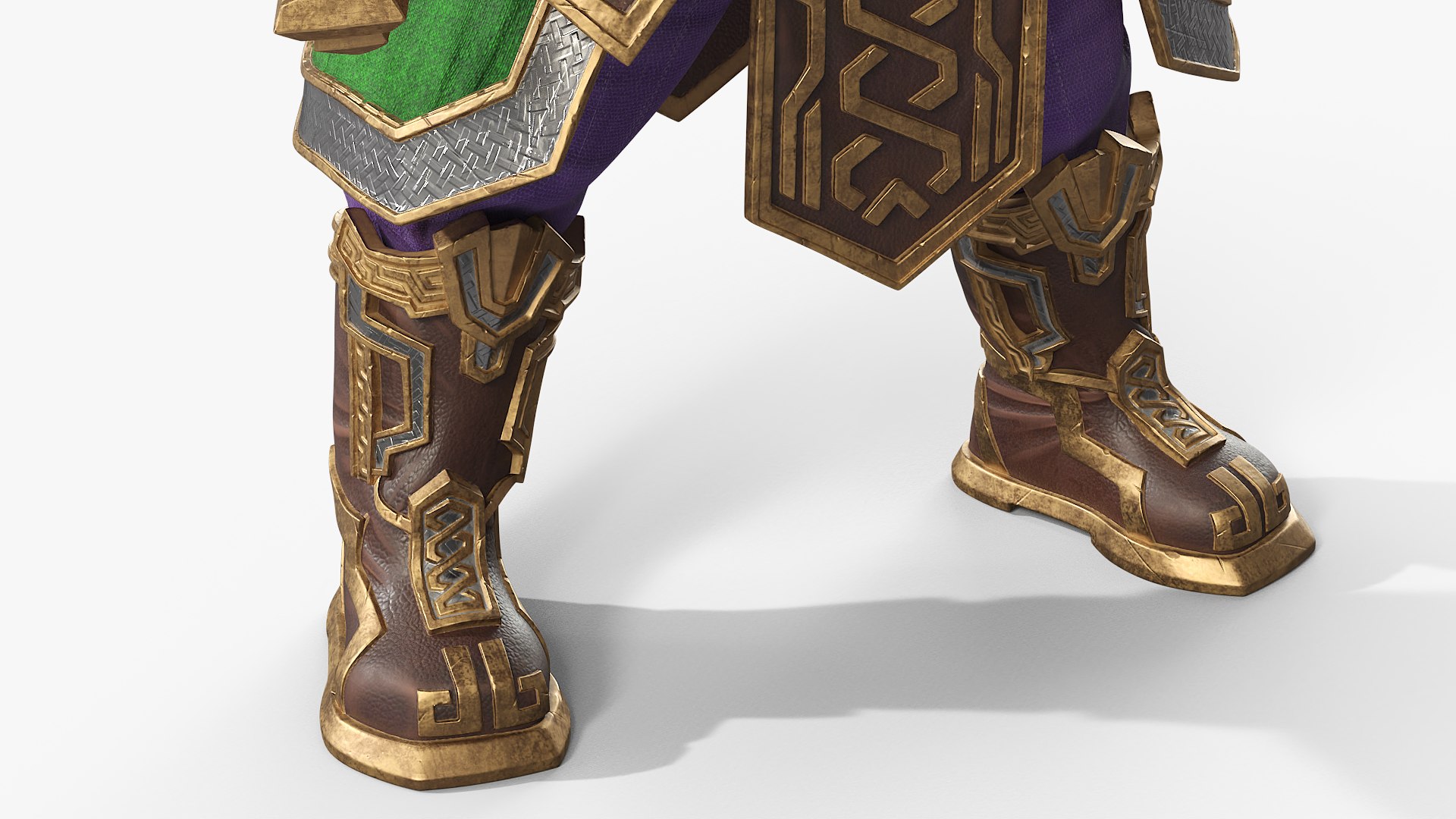 3D Model Dwarf Warrior With Axe And Shield Rigged - TurboSquid 2389894