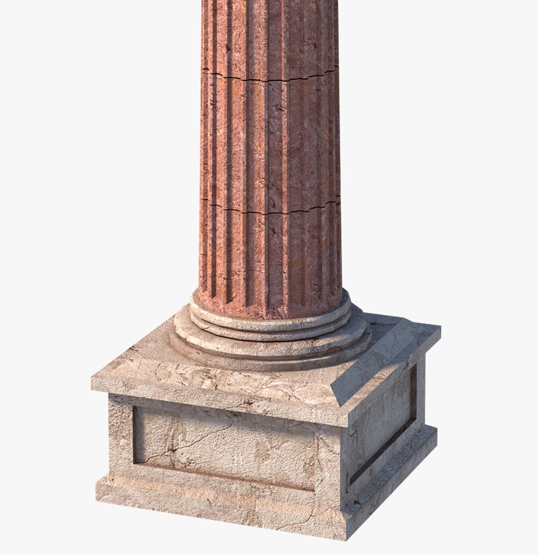 Classic Column 3D - TurboSquid 1388061