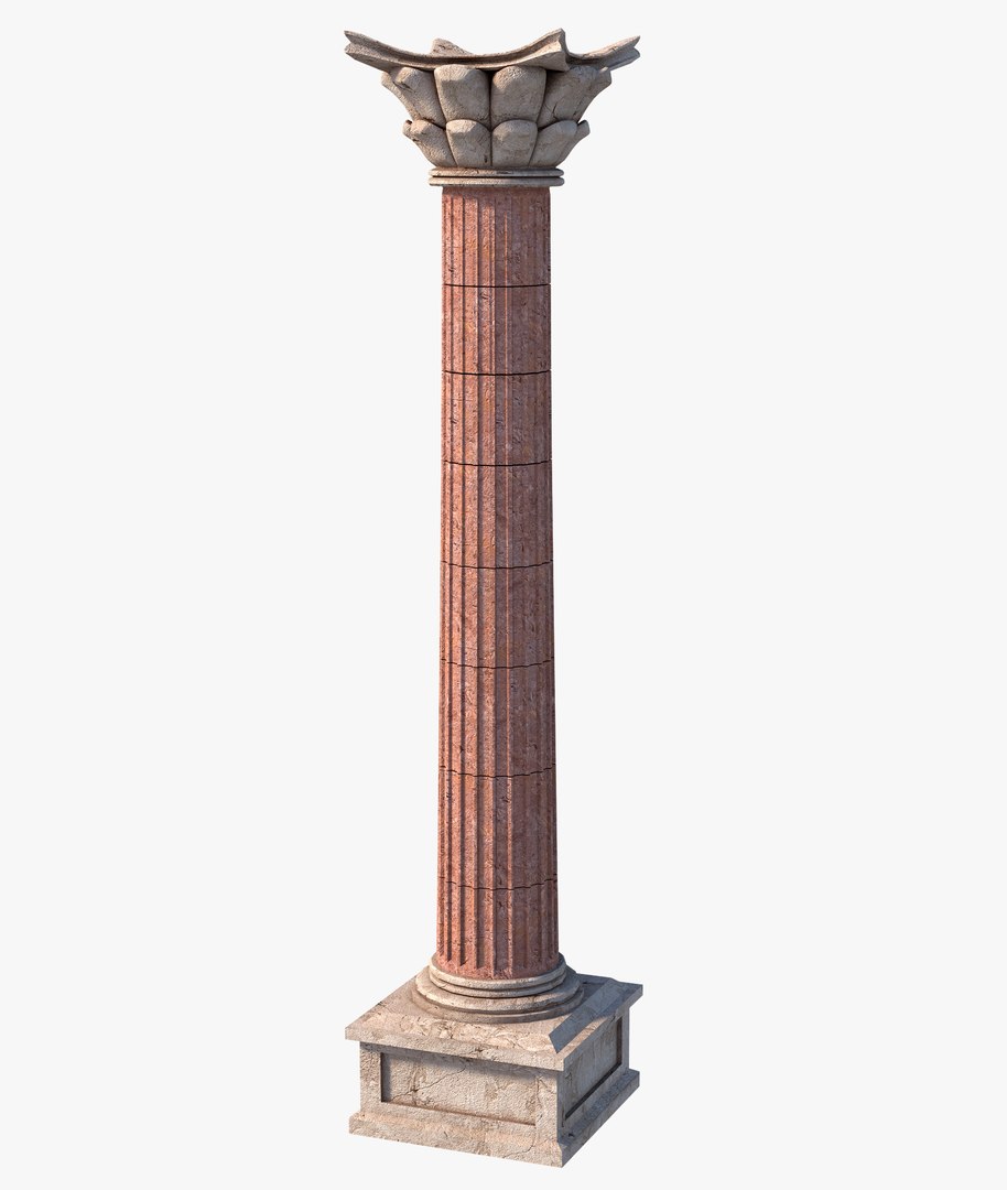 Classic Column 3D - TurboSquid 1388061