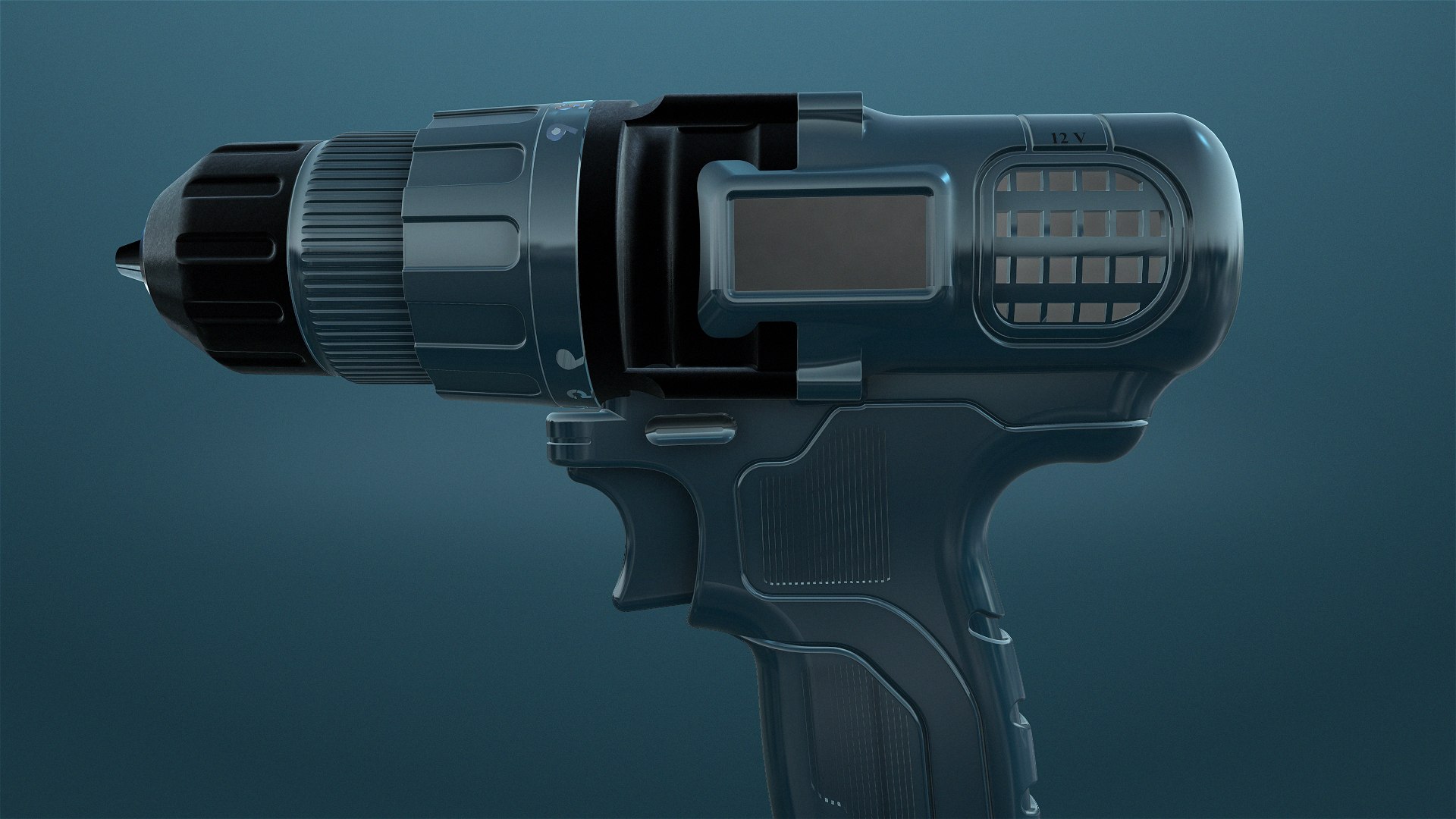 3d Drill Model