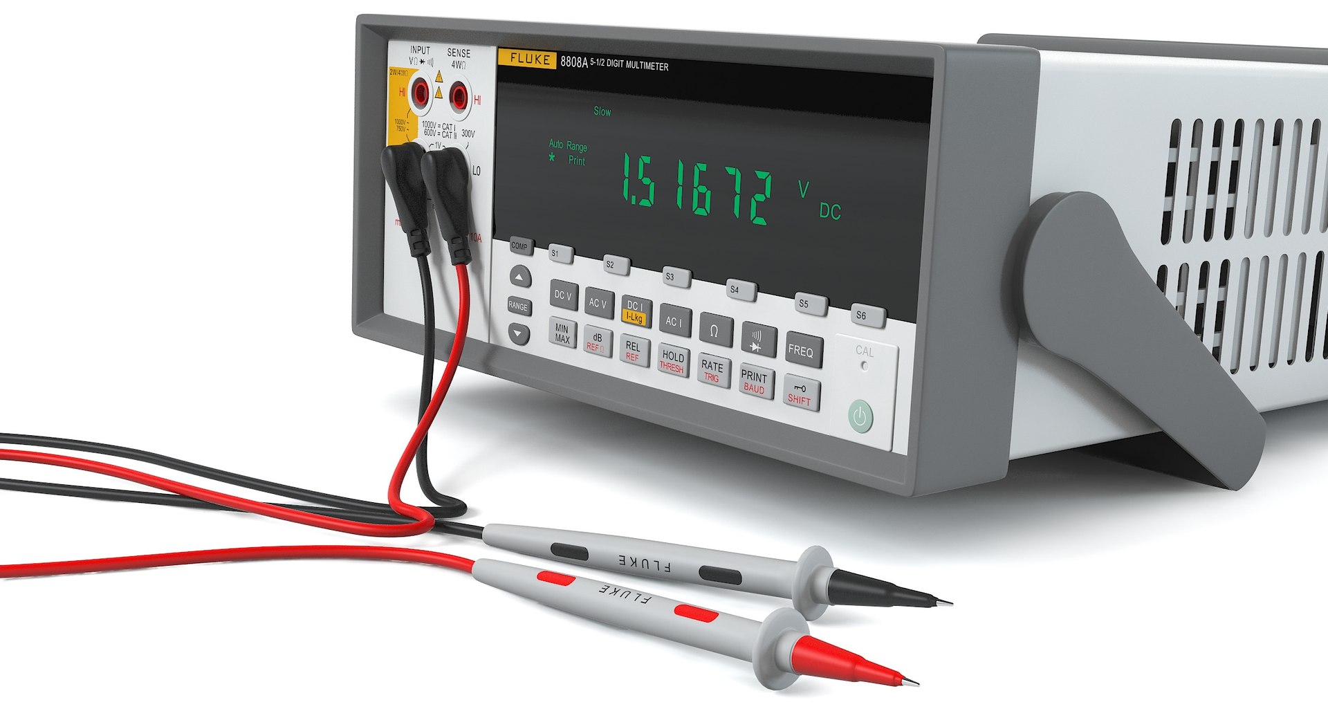 3d Model Fluke 8808a Digital
